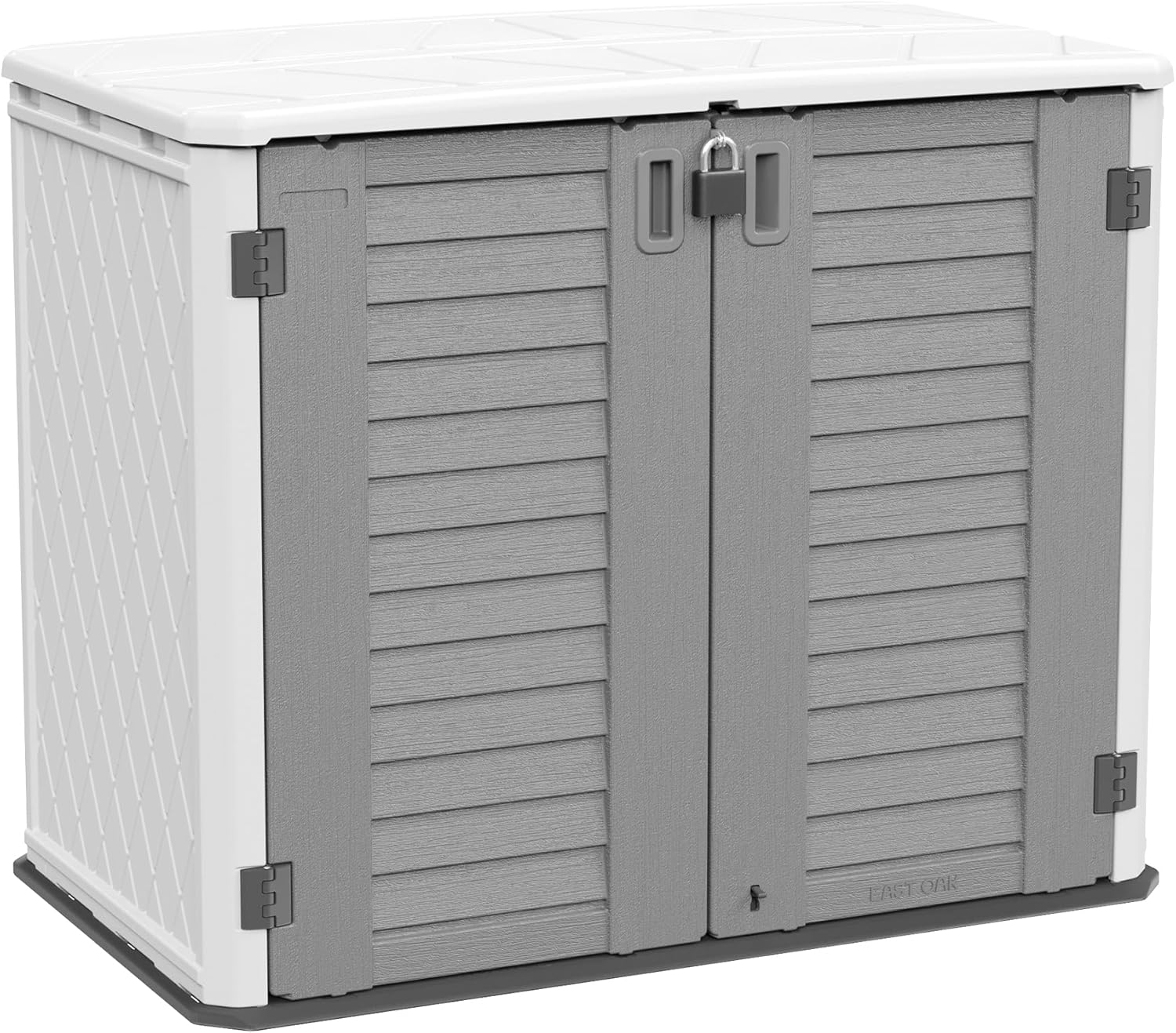Amazon.com : EAST OAK Outdoor Storage Shed, 4 x 3.4 FT Resin Tool Shed ...