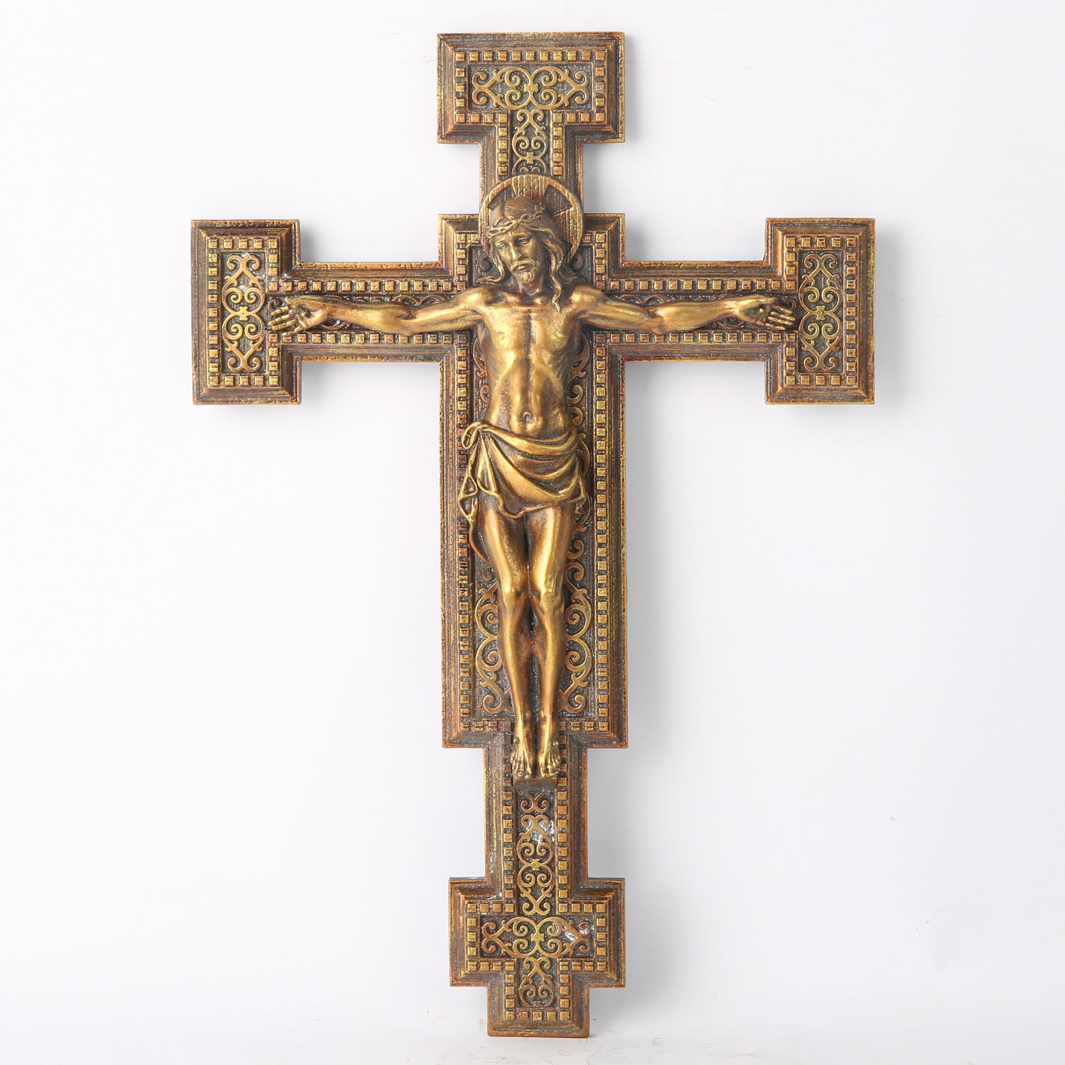 Amazon.com: BC Catholic Jesus Crucifix Wall Cross, Catholic Wedding ...