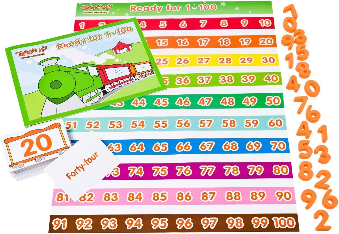 Amazon.com: Teach My Preschooler Numbers 1 to 100 : Toys & Games