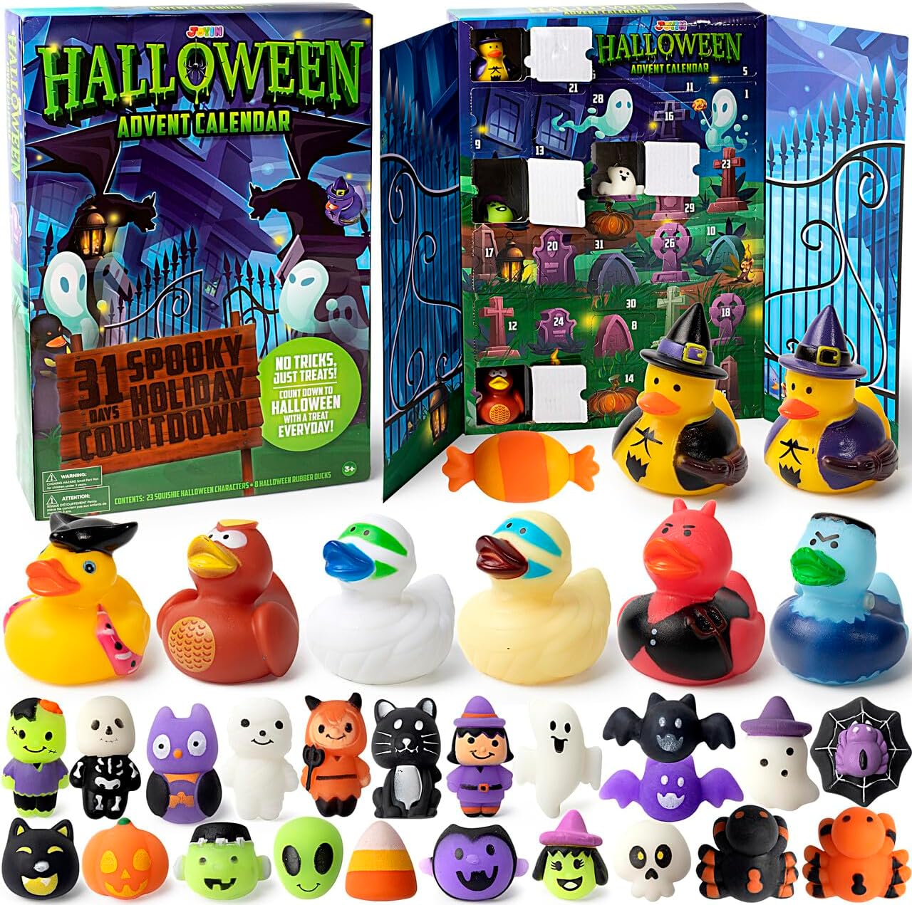 Amazon.com: JOYIN Halloween Advent Calendar 2025 with Surprise Toy ...