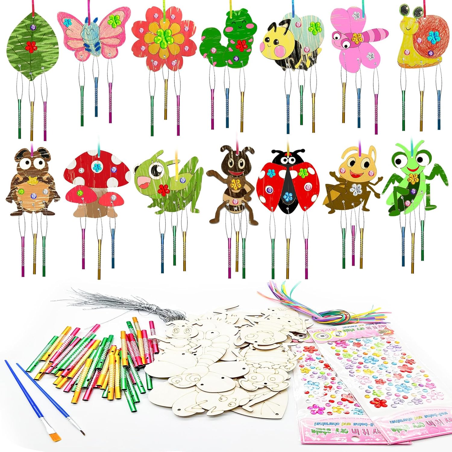 Amazon.com: 16 Pack Spring Activities for Kids，Paint Insect Party ...