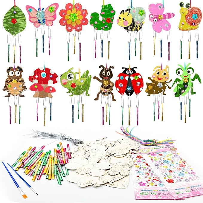 Amazon.com: 16 Pack Spring Activities for Kids，Paint Insect Party ...