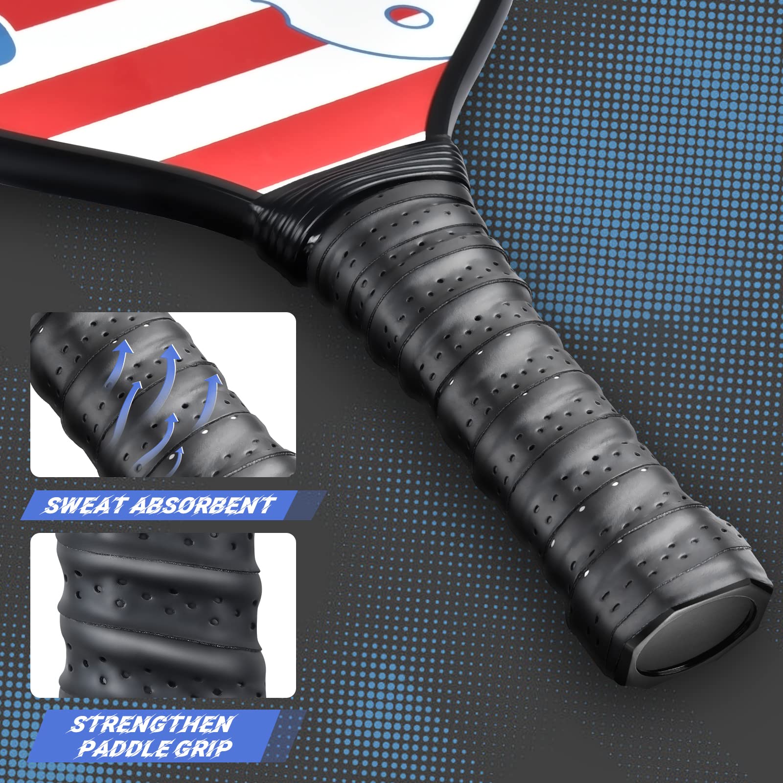Snapklik.com : UTEBIT Pickleball PaddlesWooden Surface Pickleball ...