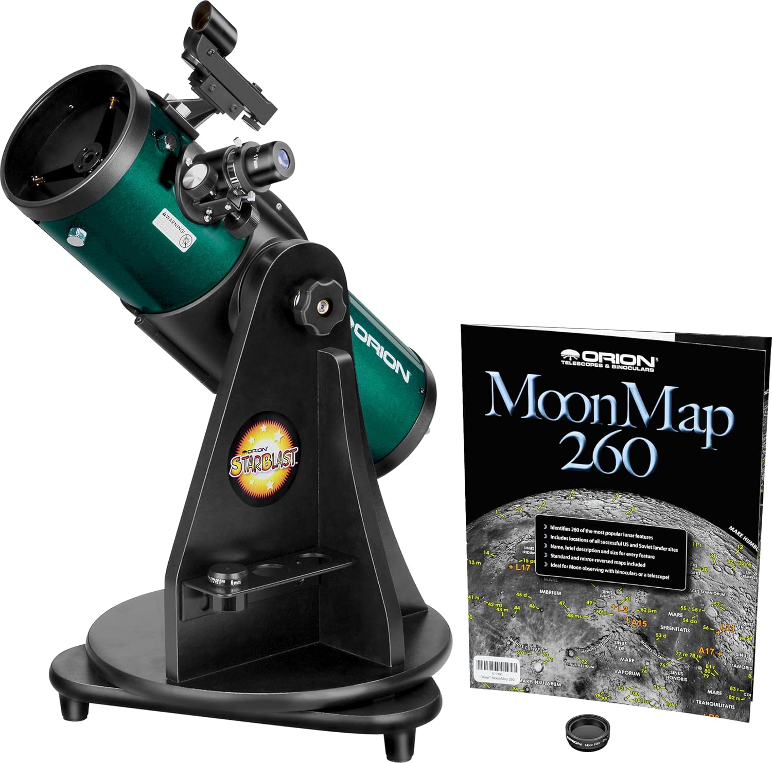Orion 10015 StarBlast 4.5 Astro Reflector Telescope (Teal) : Amazon.in ...