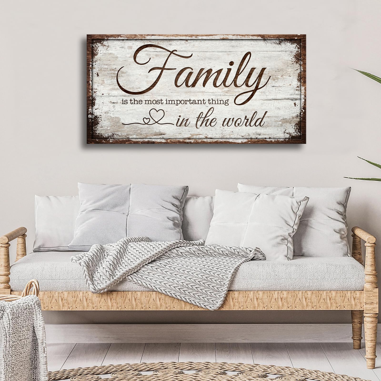 Quotes About Family Wall Decor Canvas Poster Quote Happy Place Family