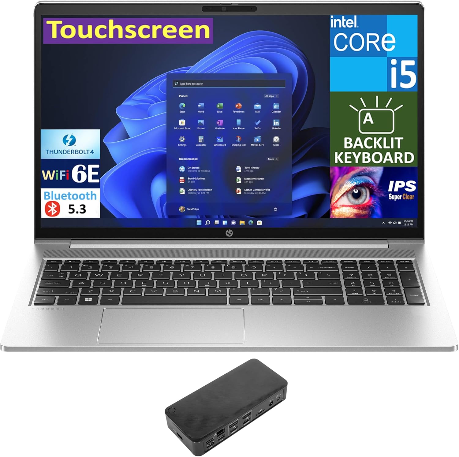 Amazon.com: HP Probook 450 G10 School & Business Laptop 15.6 ...