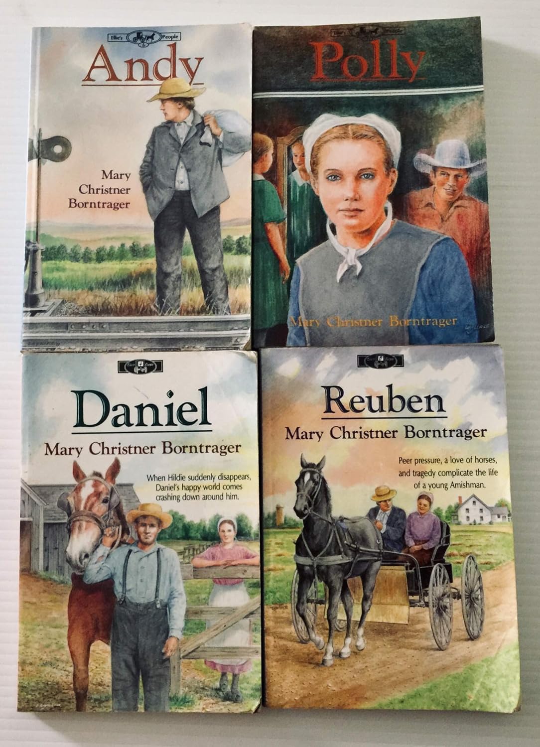 4 Books! 1) Andy 2) Polly 3) Daniel 4) Reuben: Mary Christner ...