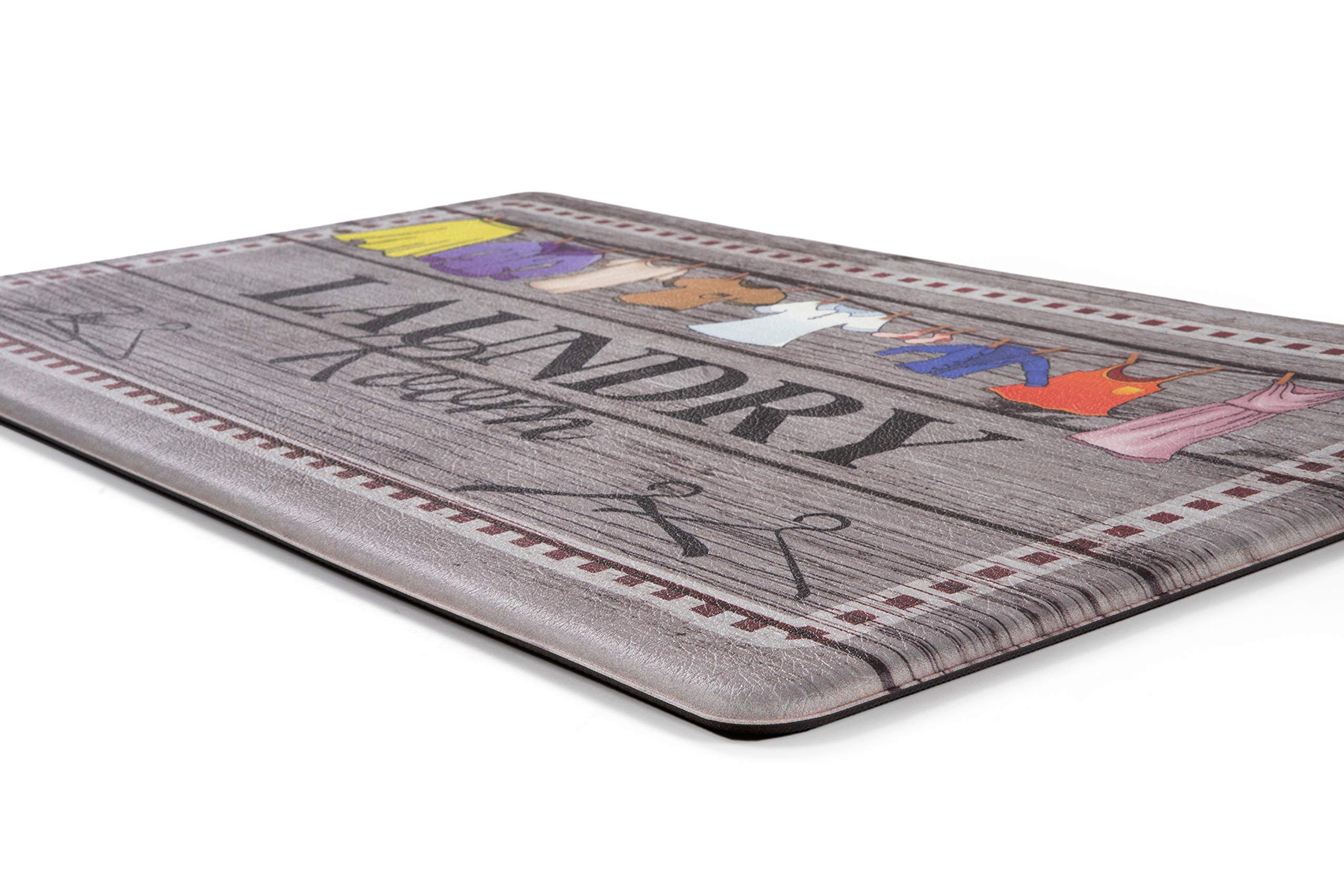 Snapklik.com : Laundry Room Standing Mat 18" X 30" Gray