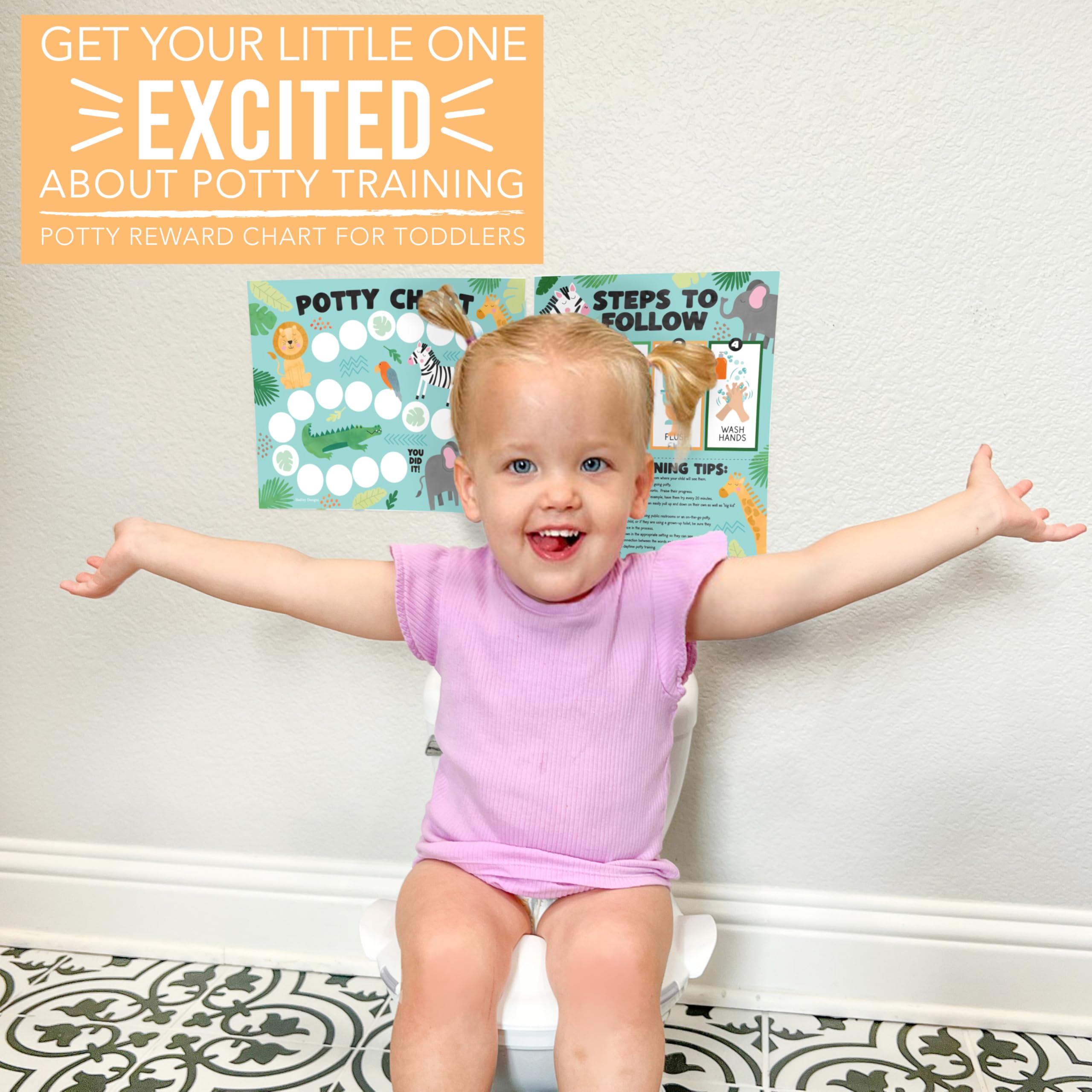 Snapklik.com : Hadley Designs Potty Training Chart For Toddlers Boys ...