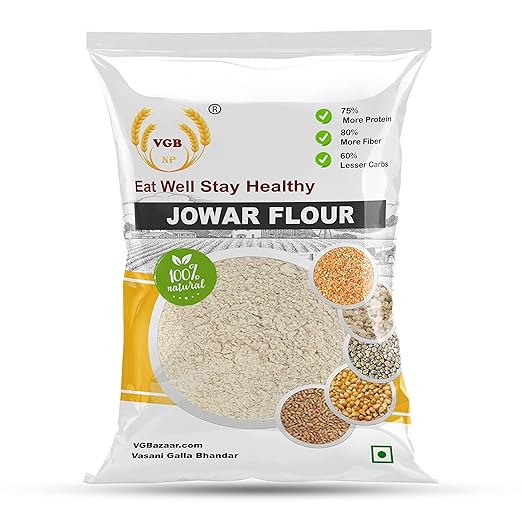 VGBNP 100% Natural & original Jowar Flour (Jonna ka aata) Pure Sorghum ...