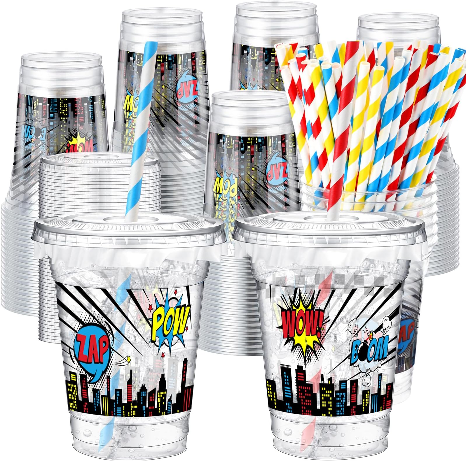 Amazon.com: Marvel Store Avengers 16 Oz Reusable Cups - Avengers Party ...