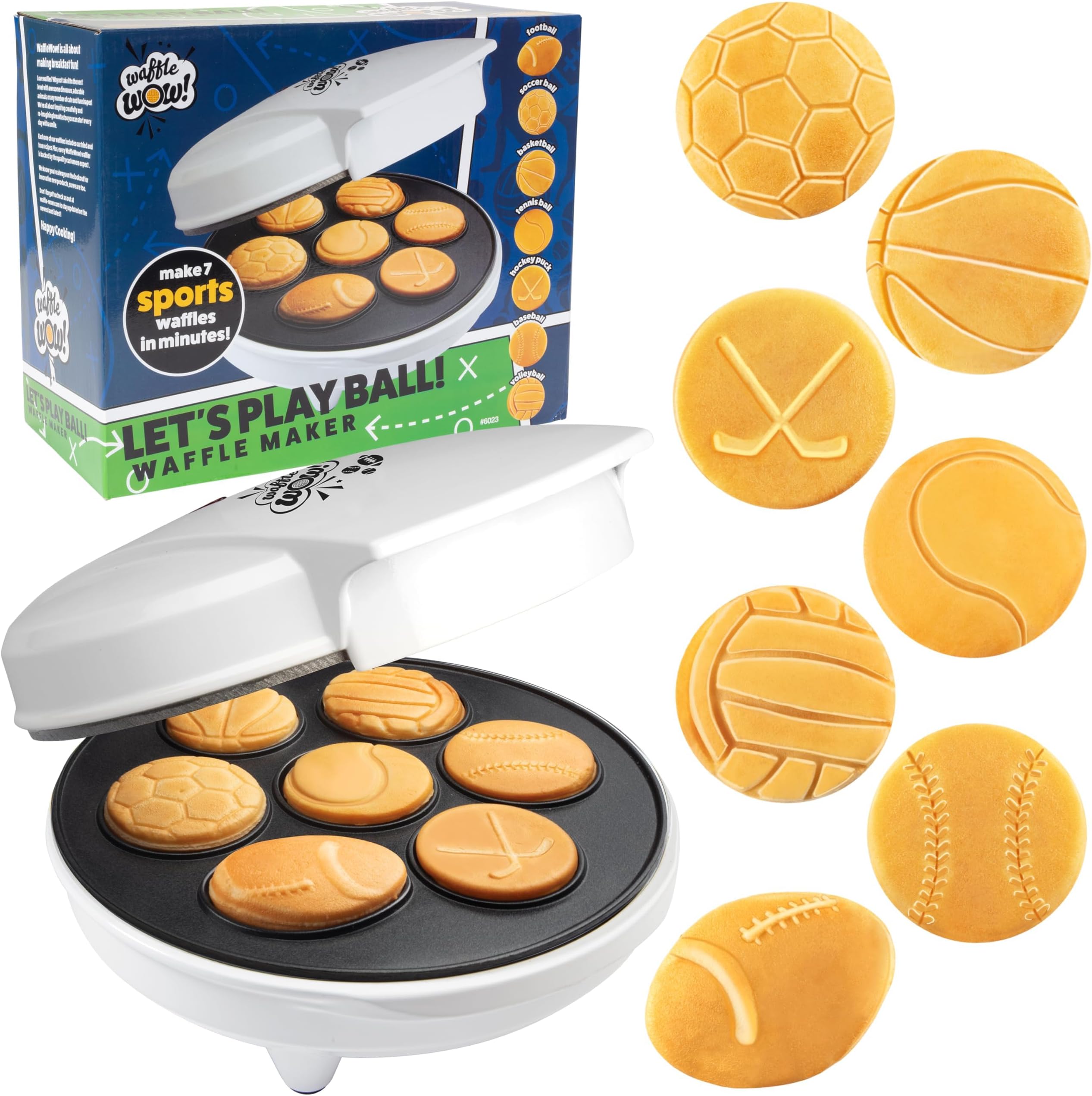 Amazon.com: 15 Mini Waffle Maker with Detachable Sets - Pancake Maker ...