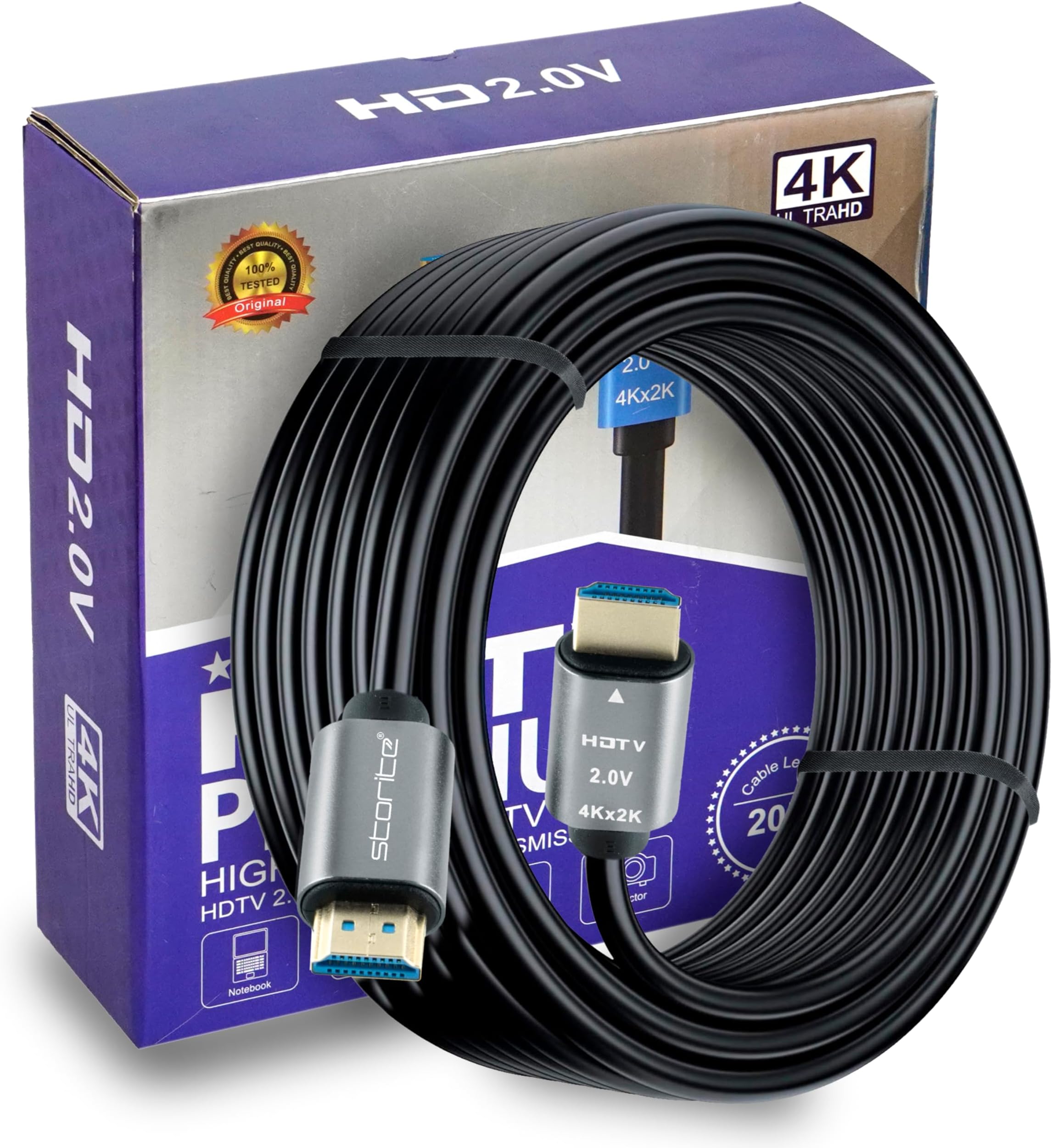 Buy UPORT 20 Meter HDMI 1.4 Cable with Ethernet, 4K/2K Ultra HD 1080P ...