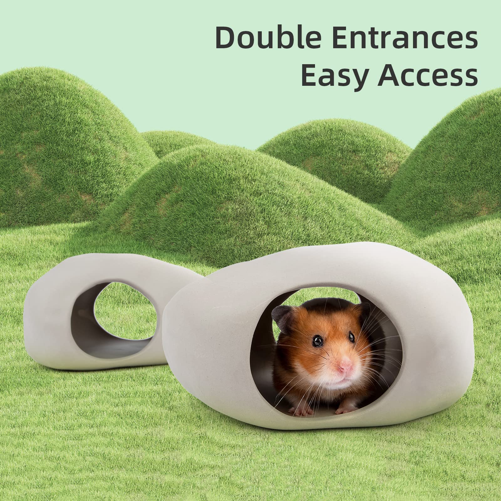 Snapklik.com : Niteangel Ceramic Hamster Habitat Hideout: - Hideaway ...