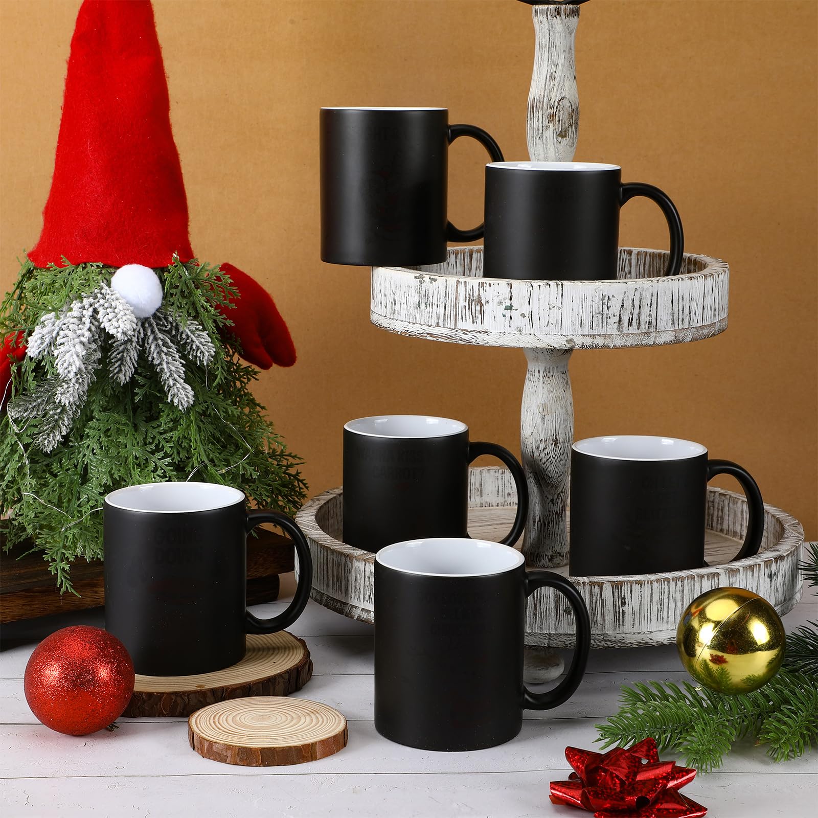 Snapklik.com : 12 Pcs Christmas Changing Coffee Mugs 12 Oz Santa ...