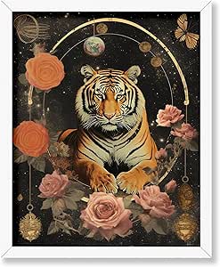 Amazon.com: Poster Master Surreal Poster - Trippy Tiger Print ...
