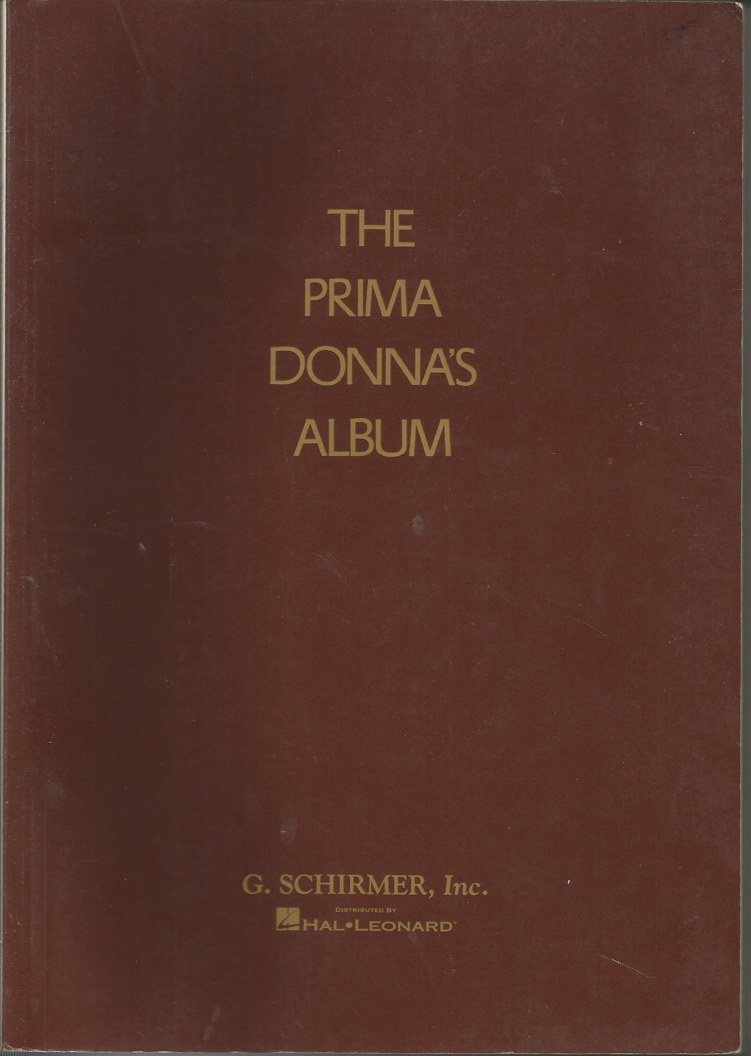 Prima Donna's Album: 42 Celebrated Arias from Famous Operas: Adler ...