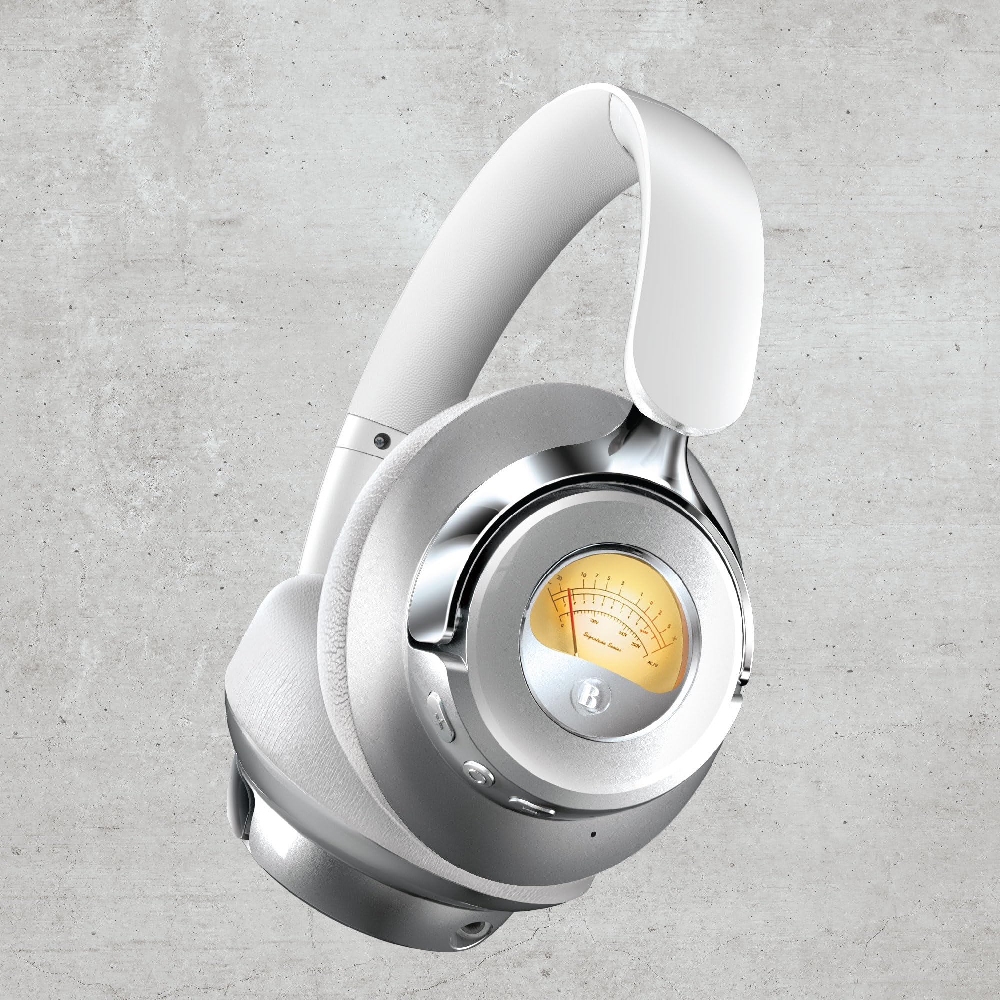 Amazon.com: Brookstone Over Ear Headphones with Playful Meters ...