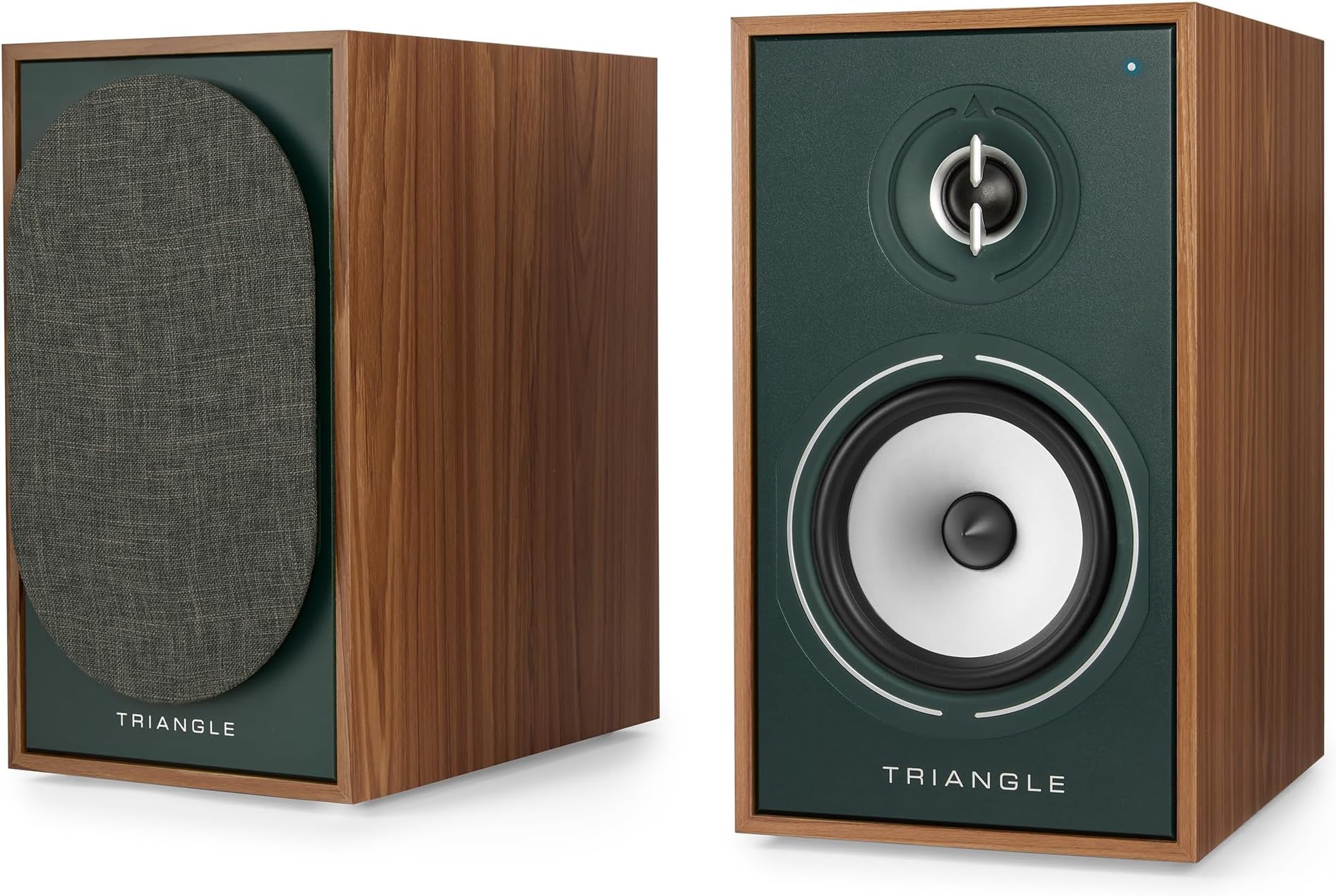 Amazon.com: triangle Borea BR02 Connect Wireless Active Bluetooth Bookshelf Speakers with TV ARC ...