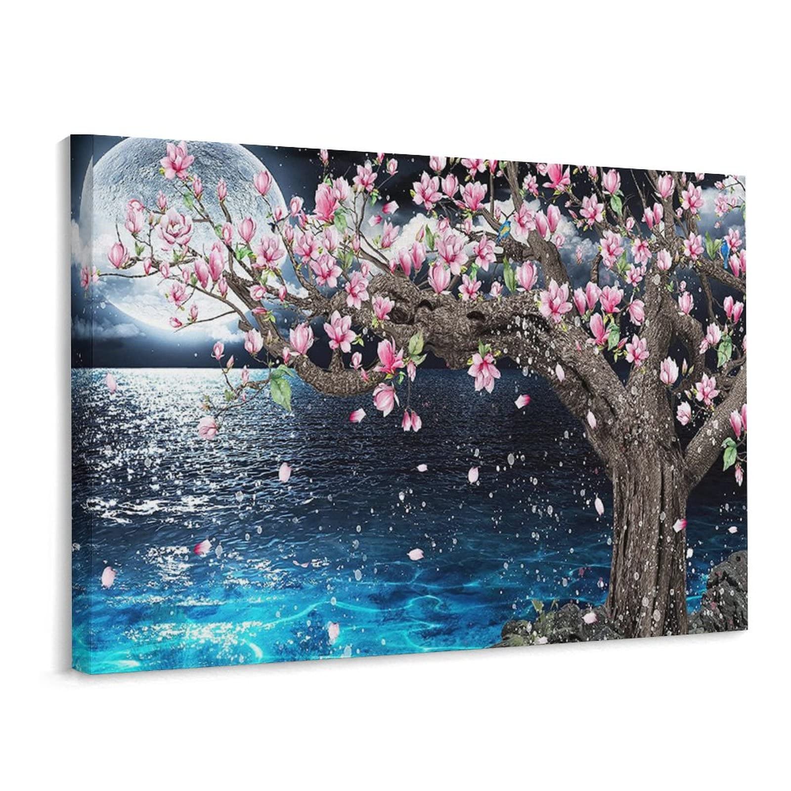 Magnolia Tree Wall Painting