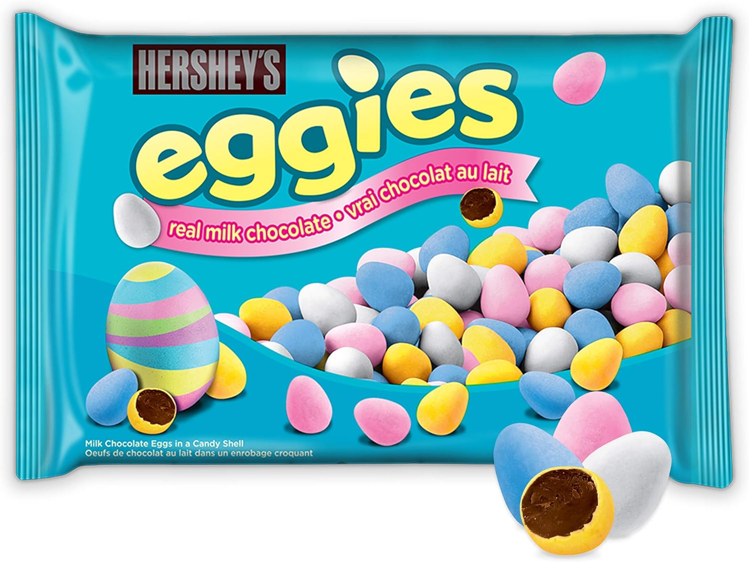HERSHEY'S Eggies Bonbons de Pâques au chocolat de Pâques, bonbons de ...