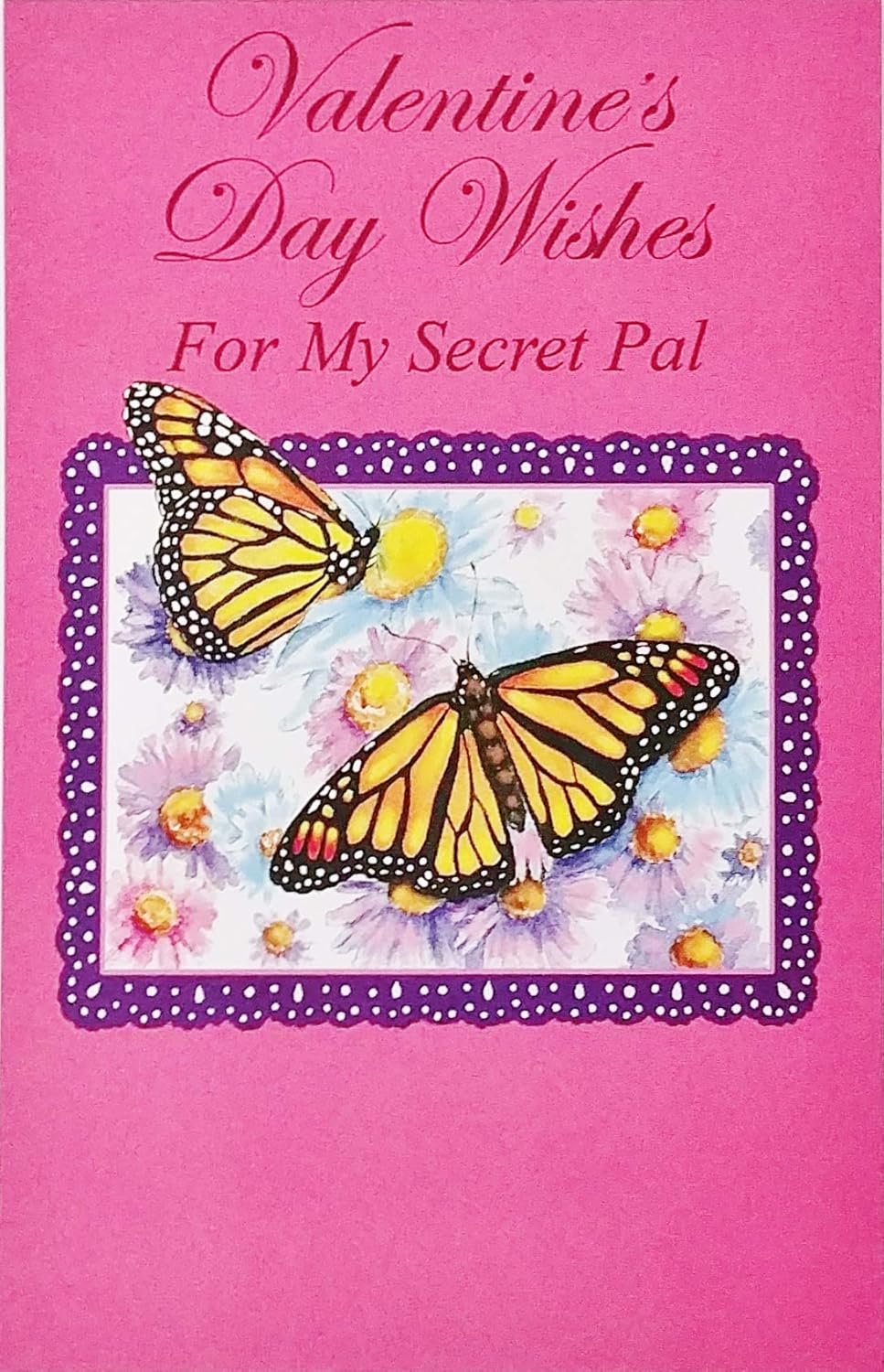 Amazon.com : To My Secret Pal Valentine's Day Wishes Greeting Card with ...