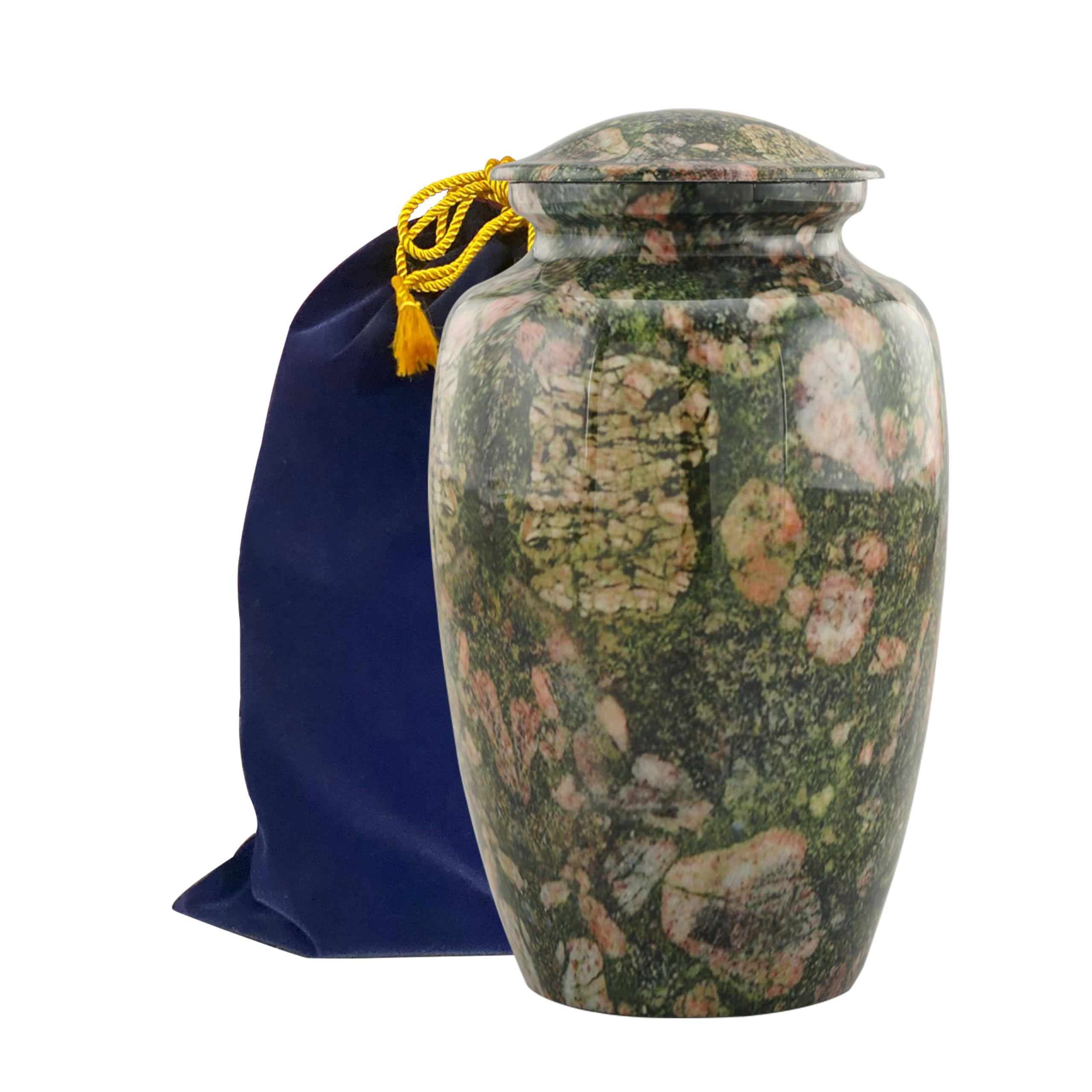 Amazon.com: Large Cremation Urn | Handcrafted Marble Finish Adult ...