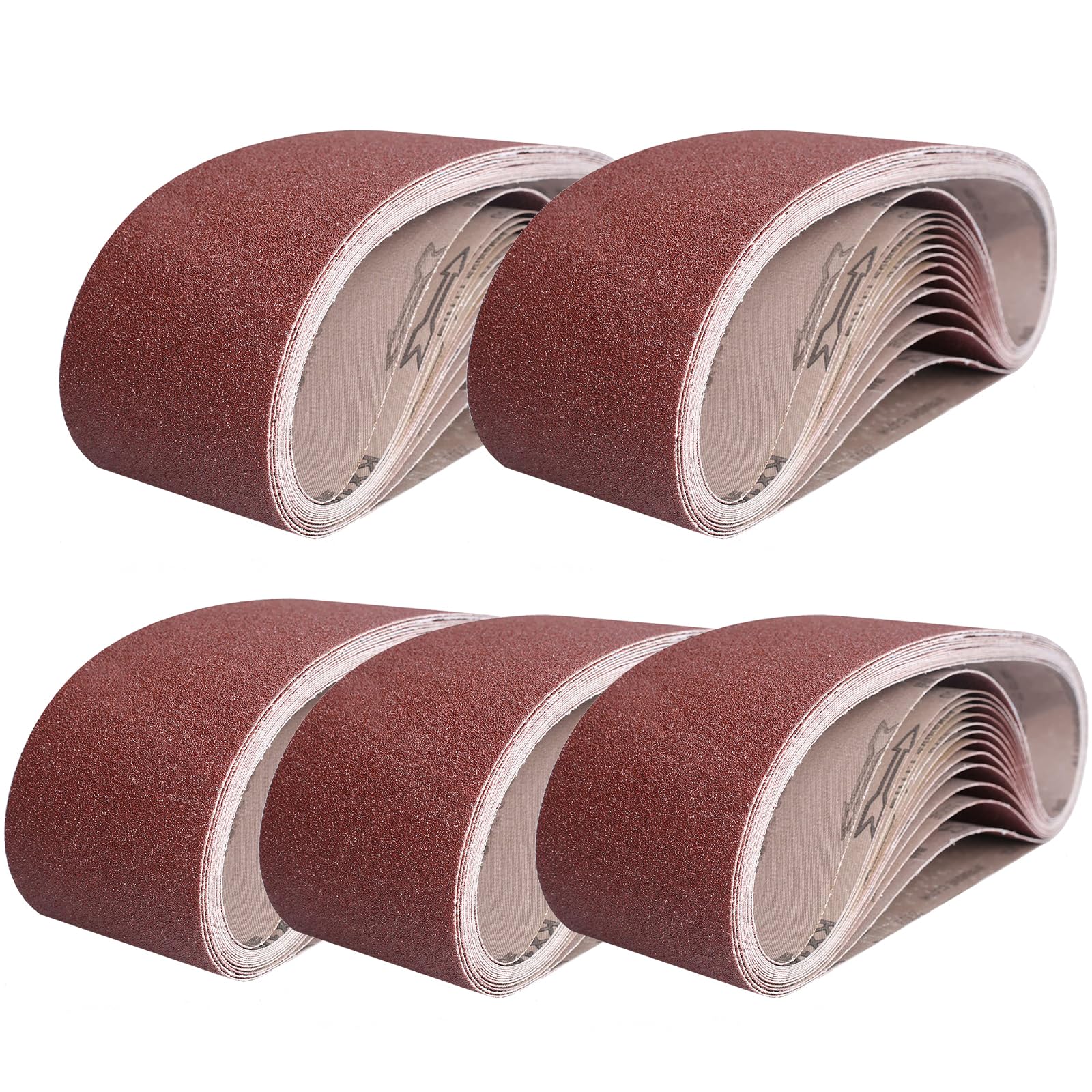 15Pcs 4x36 Sanding Belts Aluminum Oxide Belt Sander Paper (3 Each of 80 ...