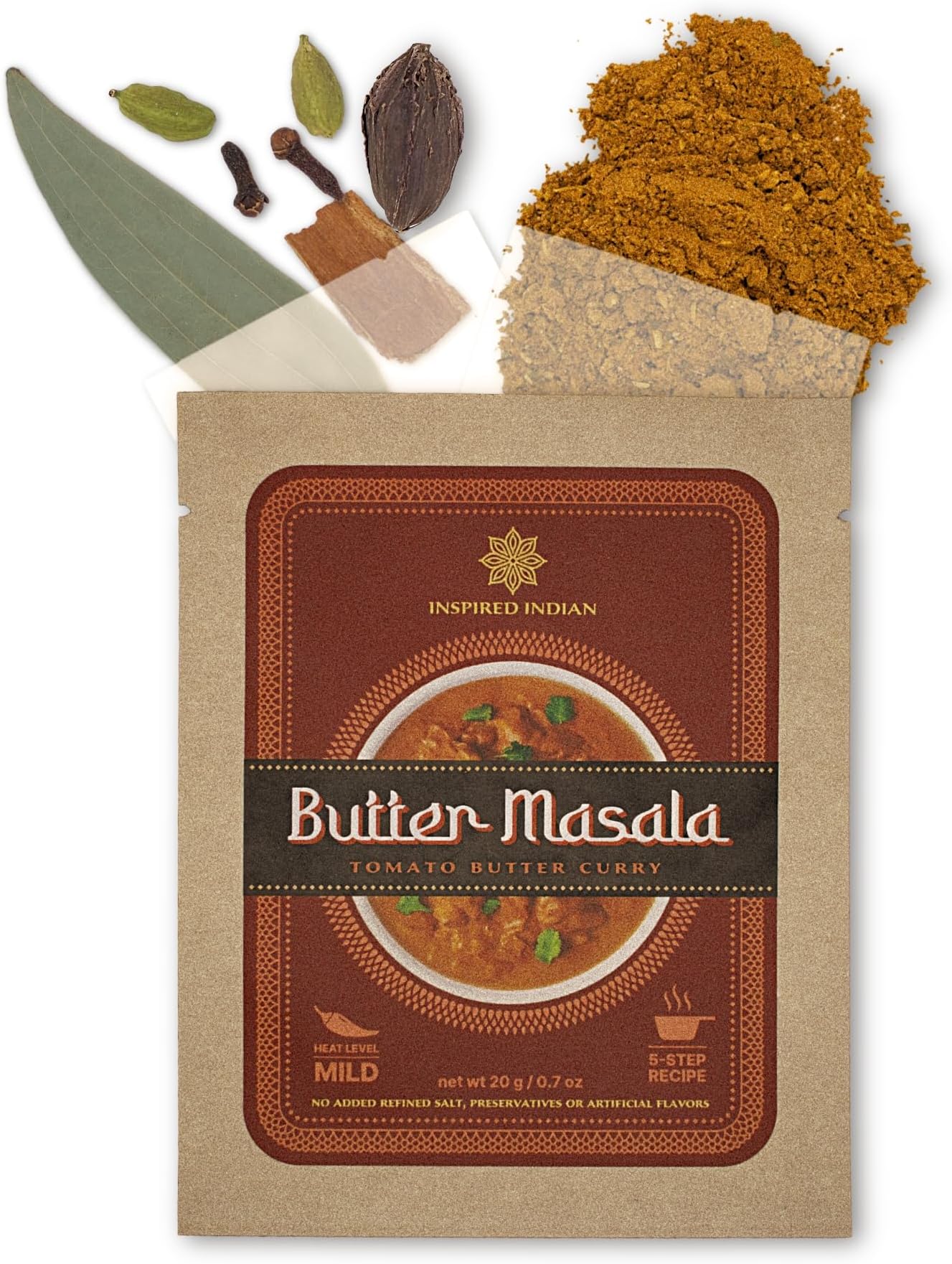 Amazon.com : Butter Masala & Whole Spice Kit - Paneer & Chicken Curry ...
