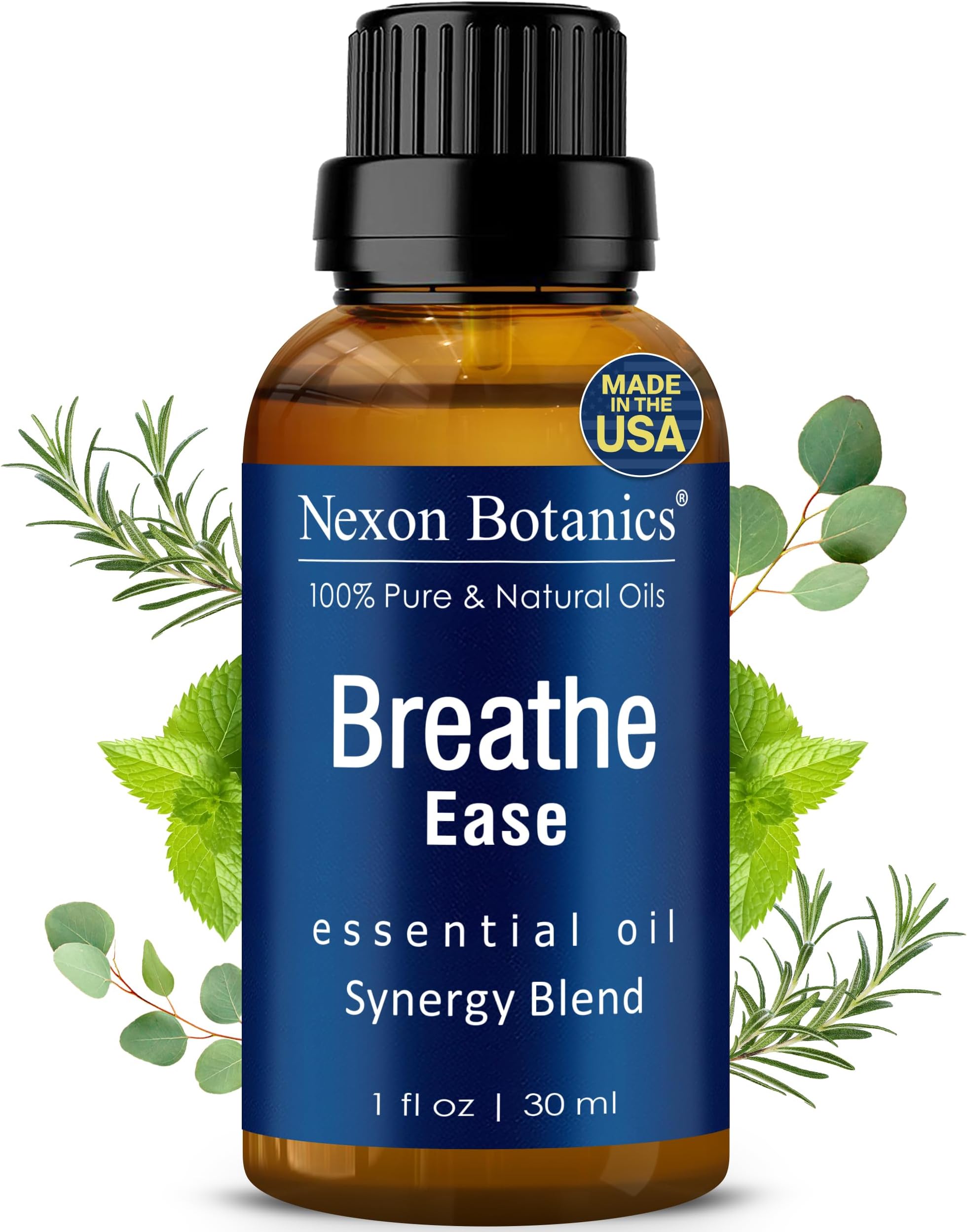 Amazon.com: Breathe Essential Oil Blend 30 ml - Breath Easy Essential ...