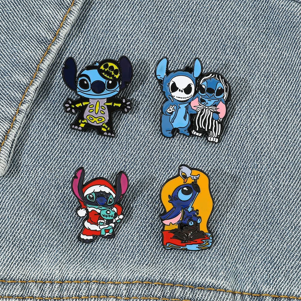 Snapklik.com : Ohana Anime Stitch Enamel Pins - Ohana Means Family ...