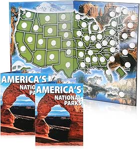 Amazon.com : Humyoun 2 Pcs State Coin Collection Quarter Book 50 States ...