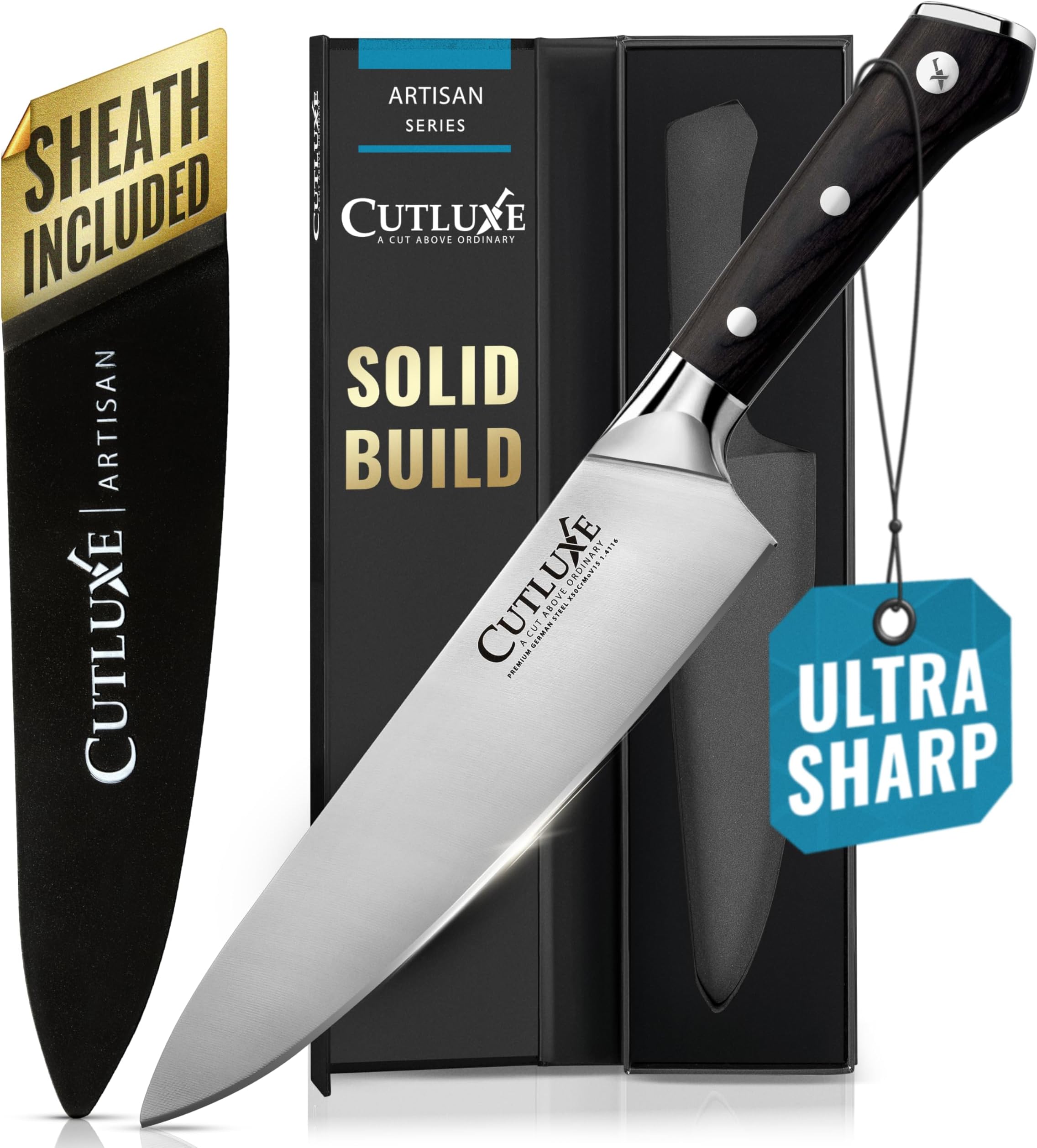 Amazon.com: Chef's Knife Set with Razor-Sharp German Steel – Artisan ...