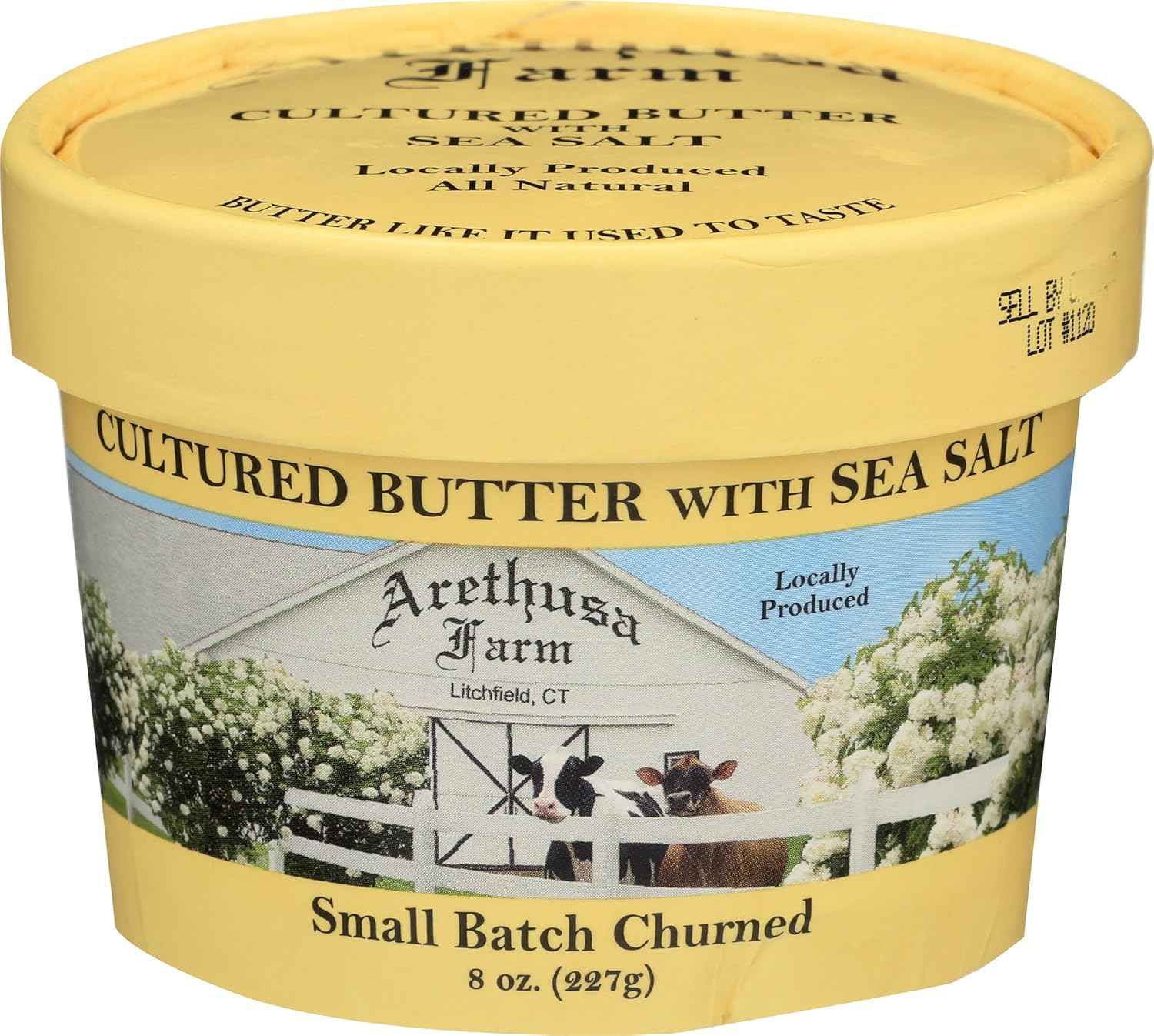 Amazon.com: ARETHUSA FARMS Cultured Sea Salt Butter, 8 OZ : Grocery ...
