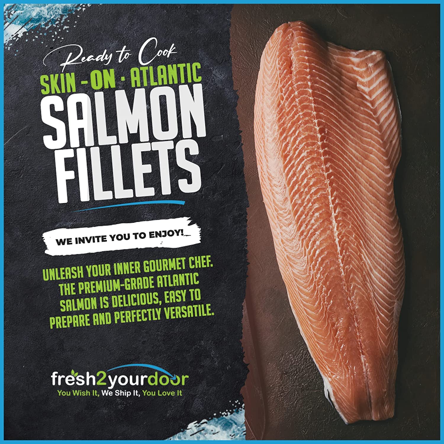 Atlantic Salmon Fillet Buy Fresho! Atlantic Salmon Fish Online At Best