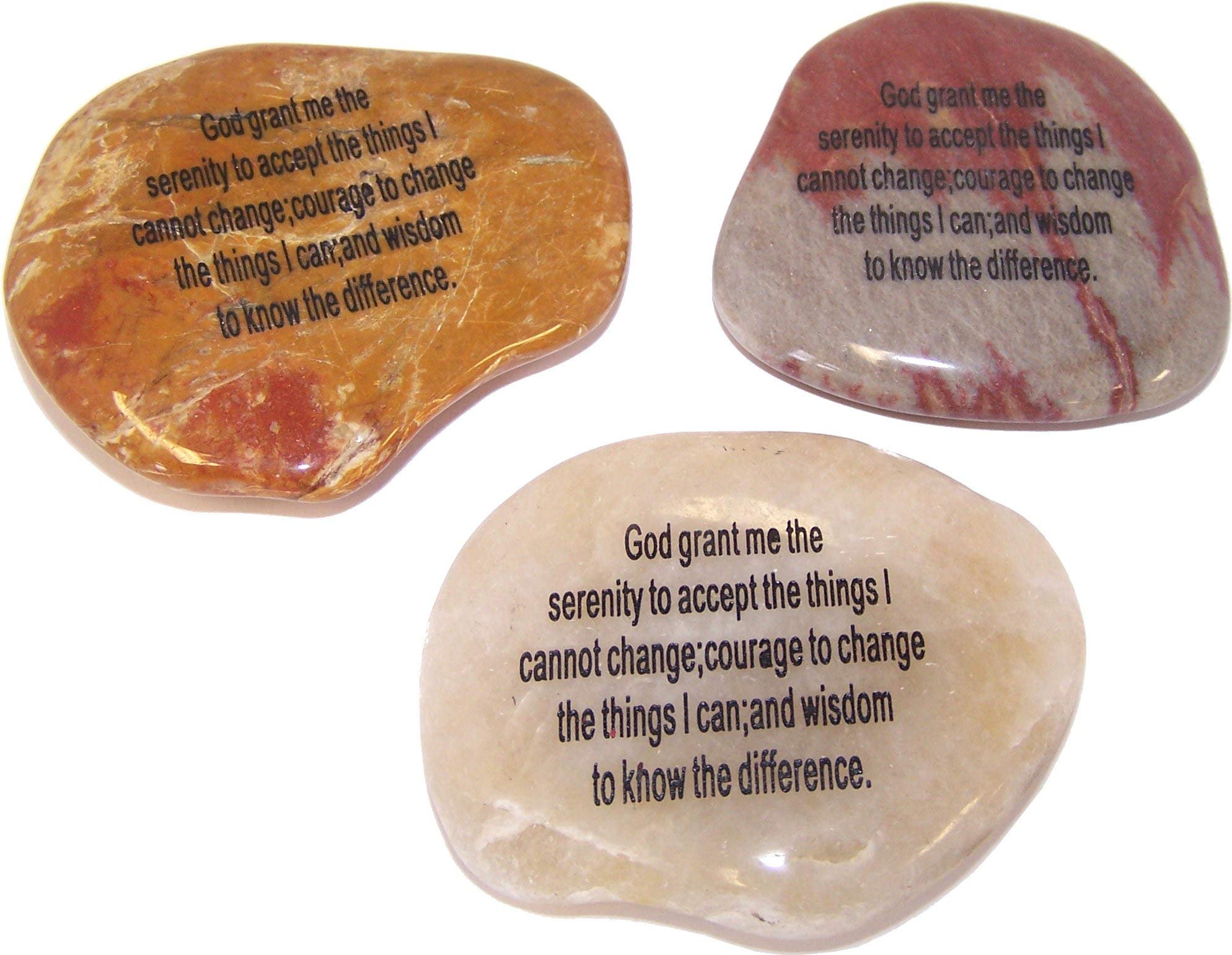 Holy Land Market Serenity Prayer Engraved Inspirational Stones Review ...