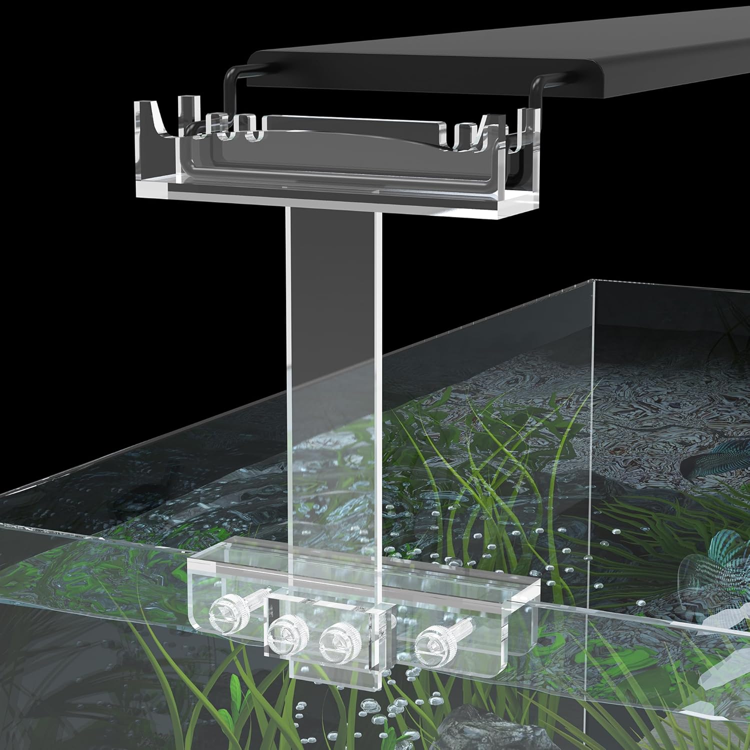 Amazon.com : WooFog Adjustable Aquarium Light Riser for Rimmed Tanks ...