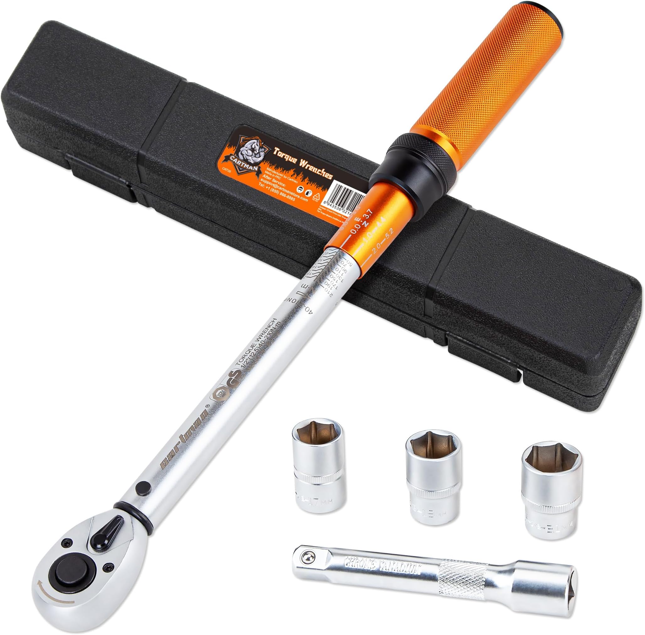 AssaiLuck 1/2-Inch Drive Click Torque Wrench – Precision 28-210 Nm ...