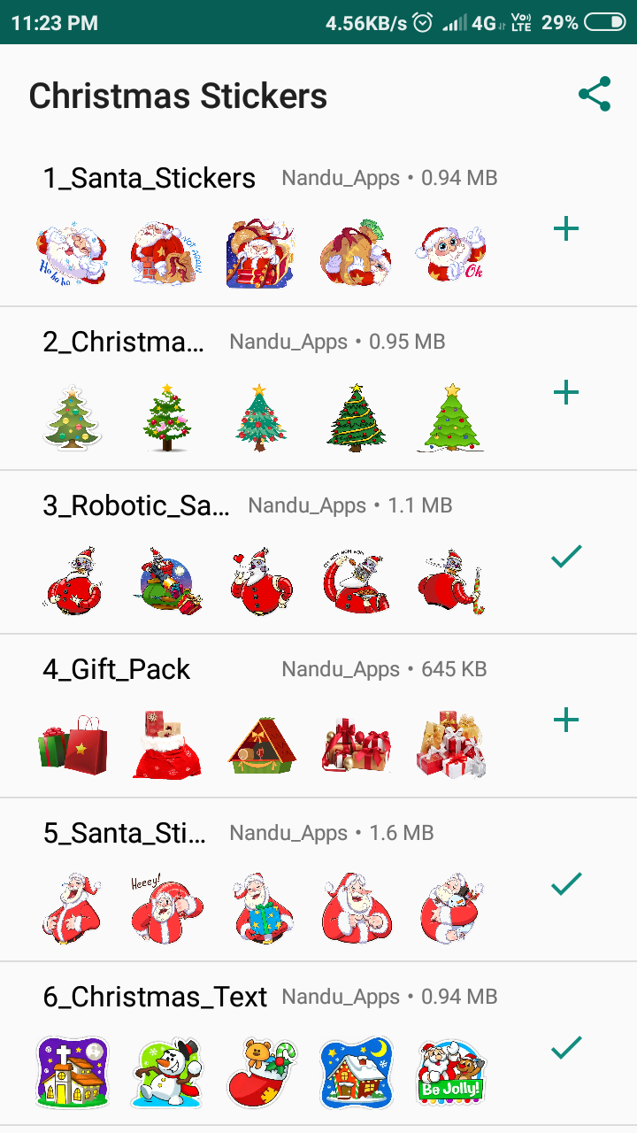 Christmas Stickers - App on Amazon Appstore