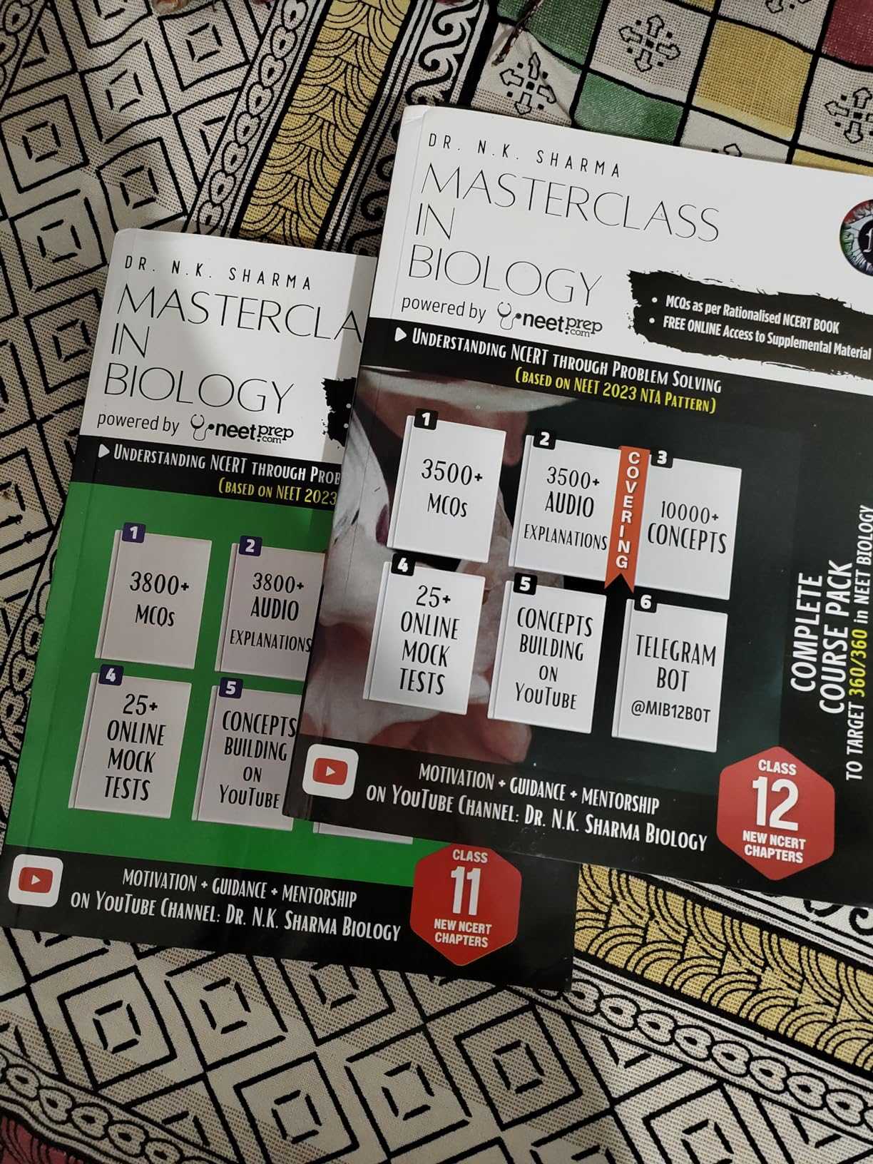 Buy NEET Masterclass in Biology Combo 11th and 12th Class NEETprep.com ...