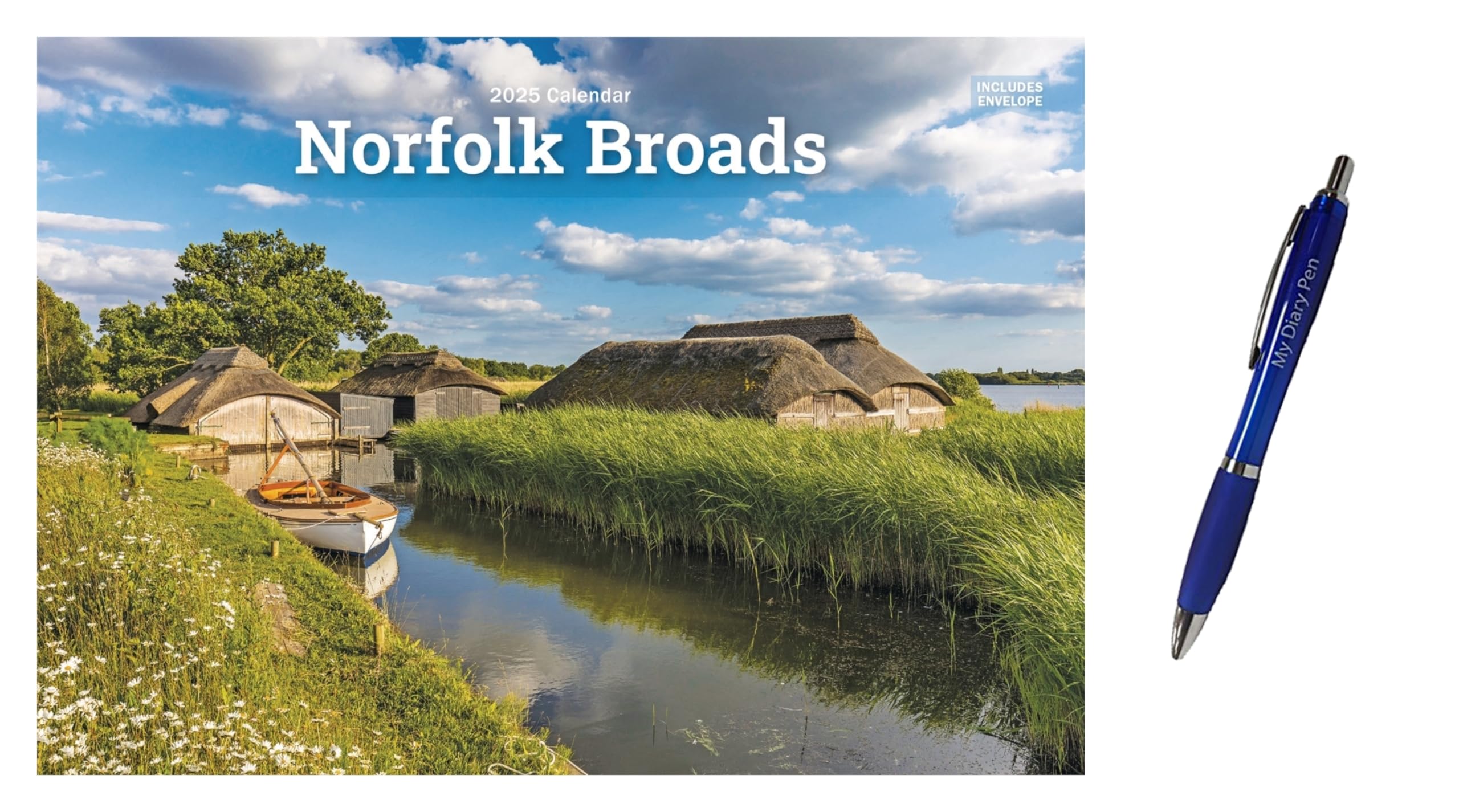 Norfolk Broads A5 Calendar 2025 + EXCLUSIVE LIMITED EDITION PEN ...