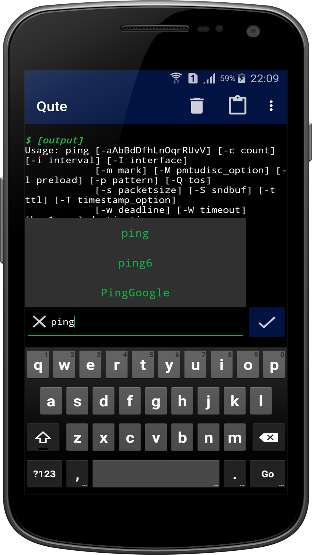 Qute: Command Console and Terminal Emulator - App on Amazon Appstore