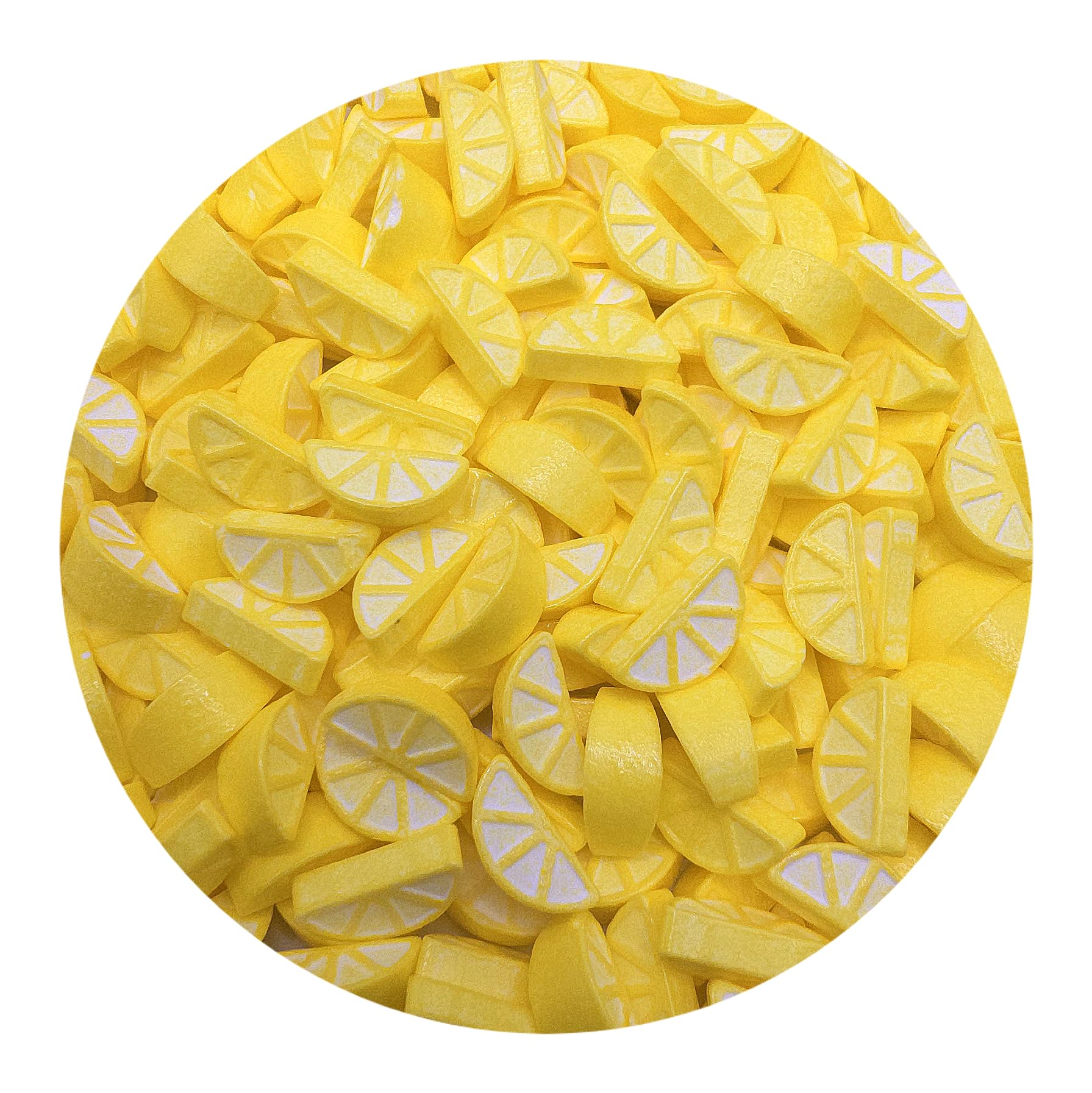 Amazon.com: NCS Fruit - Yellow Lemon Wedge Edible Candy Cake Toppers, 8 ...