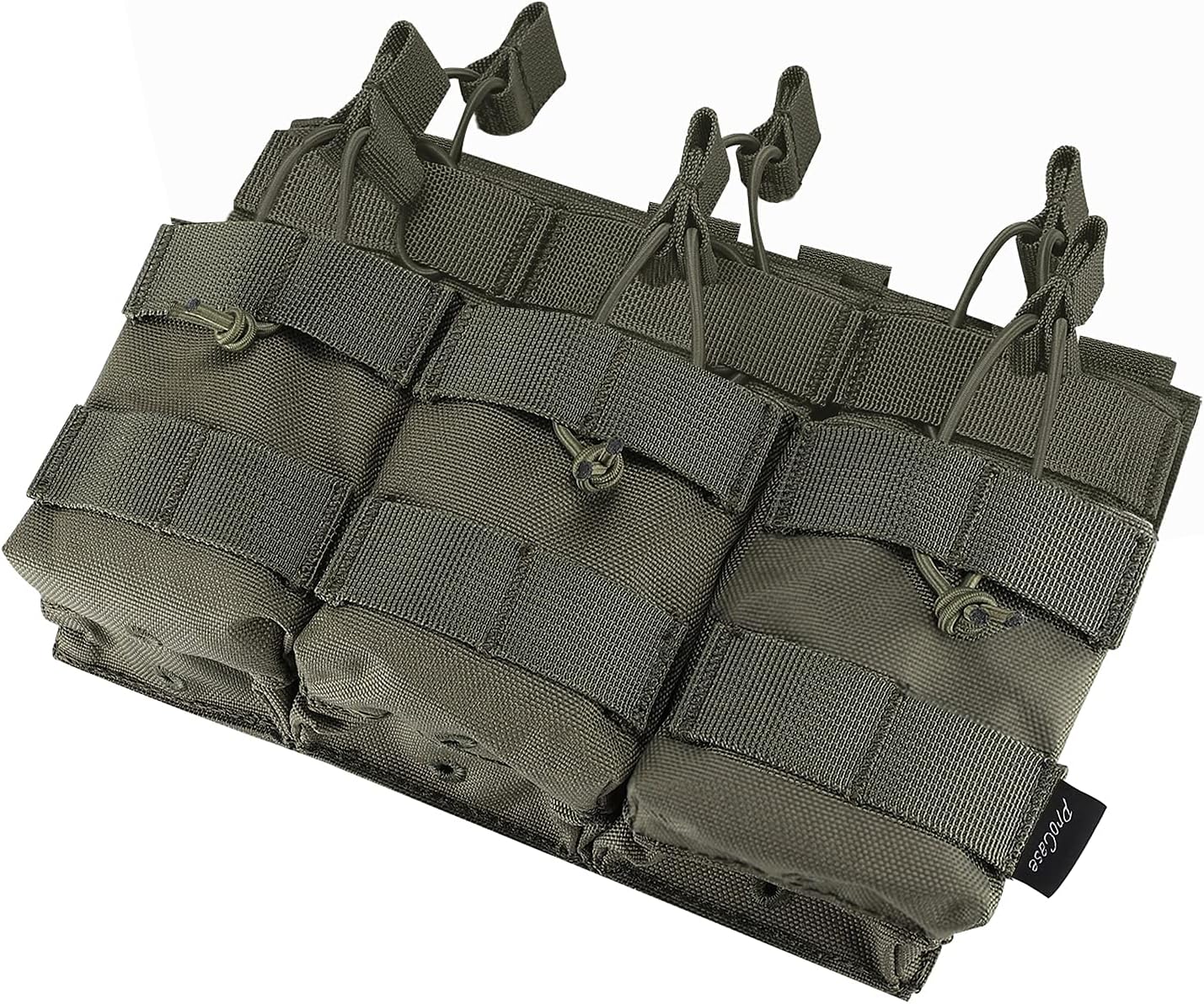 Procase Open-Top Triple Stacker Mag Pouch, Tactical Magazine Pouch with ...