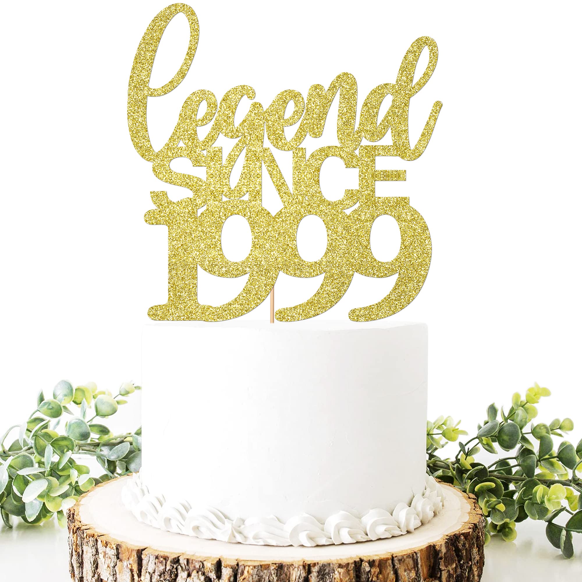 Buy Migeaks legend since 1999 cake topper 23th birthday happy birthday ...