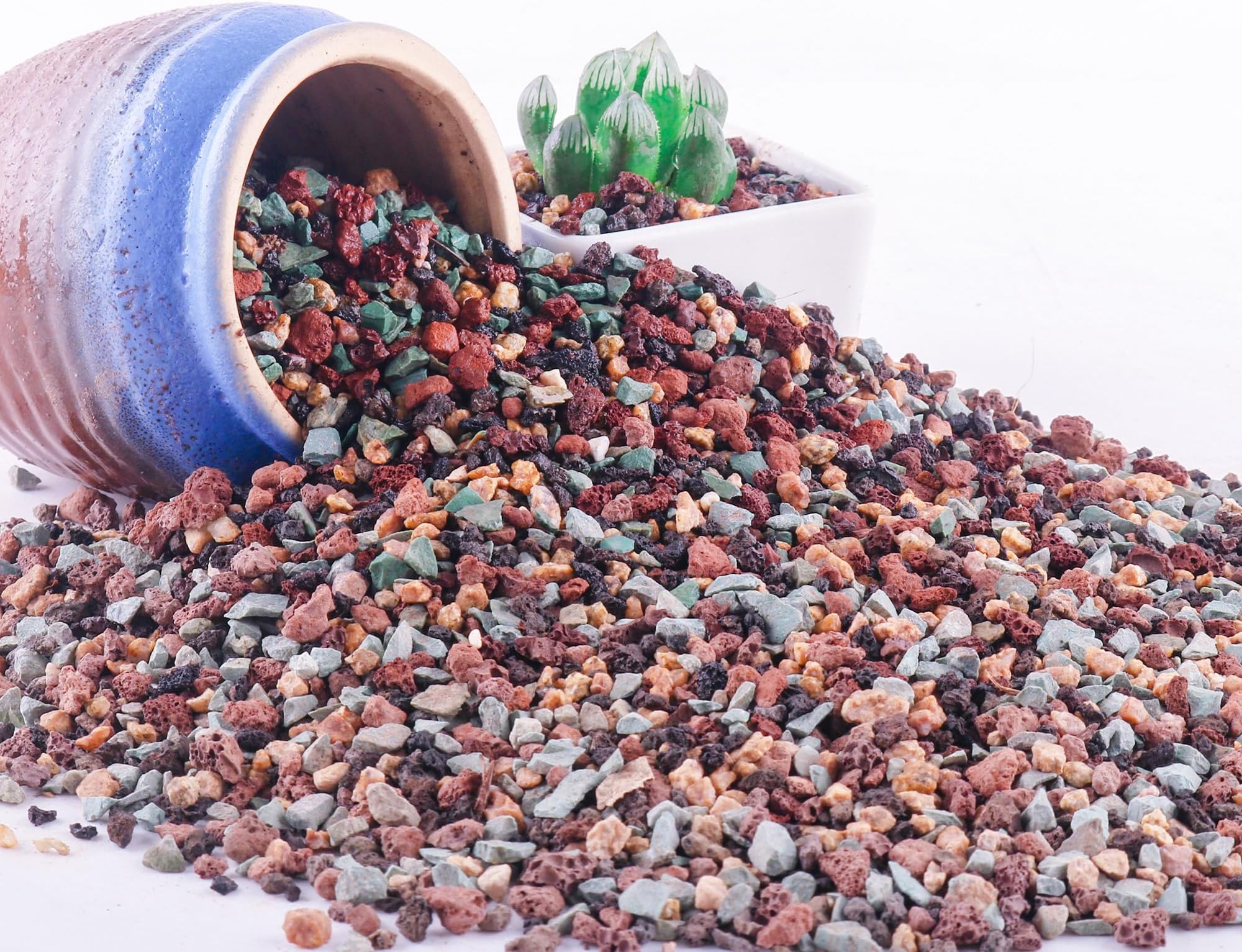 Amazon.com : Color Lava Rocks Horticultural Potting Soil Mix Gritty ...