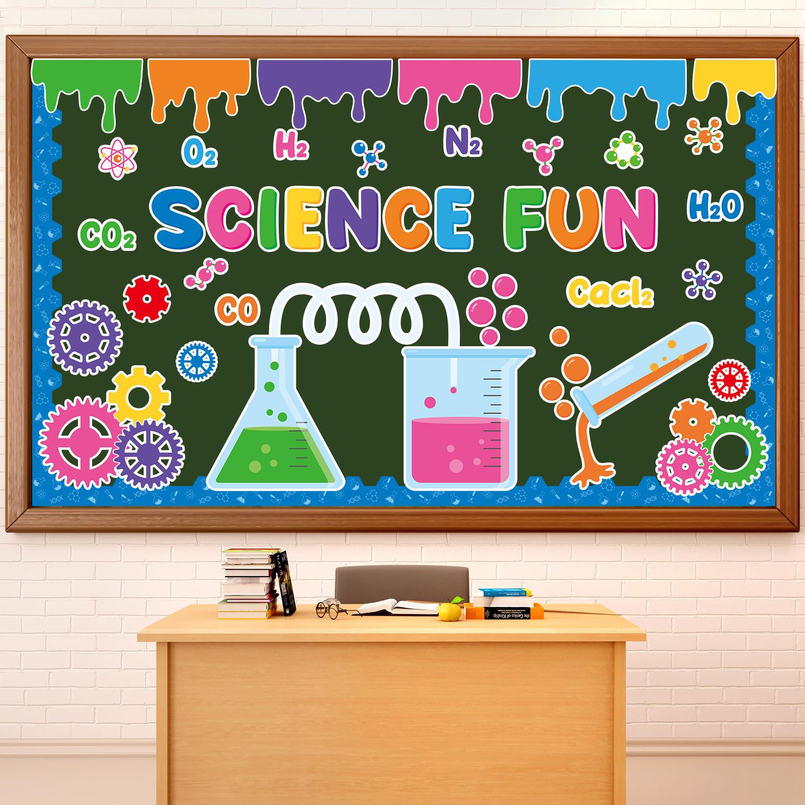 Physical Science Classroom Decor 54-Piece Science Bulletin Board Set ...