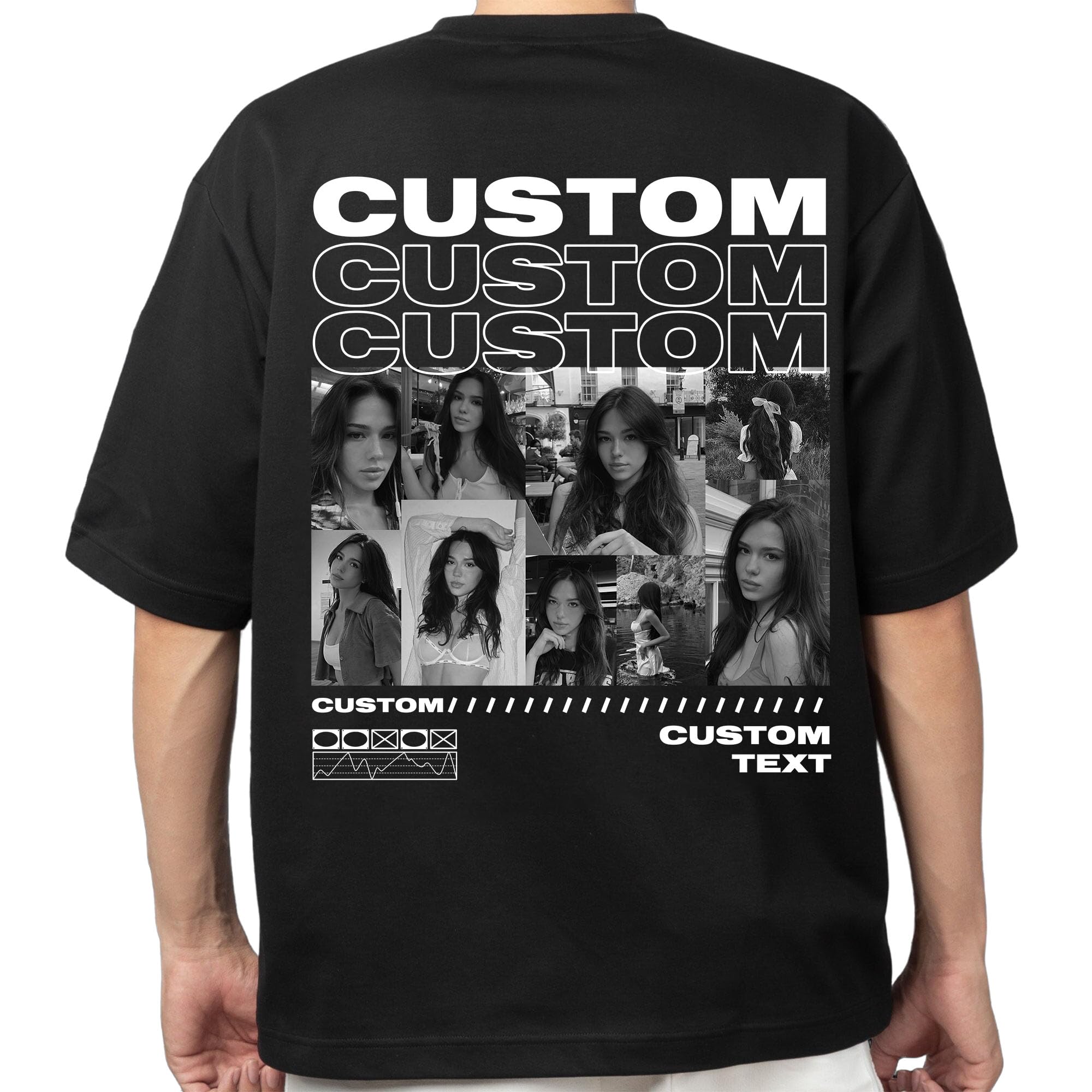 Amazon.com: Custom Your Own Bootleg Rap Tee Shirts, Custom Your Text ...