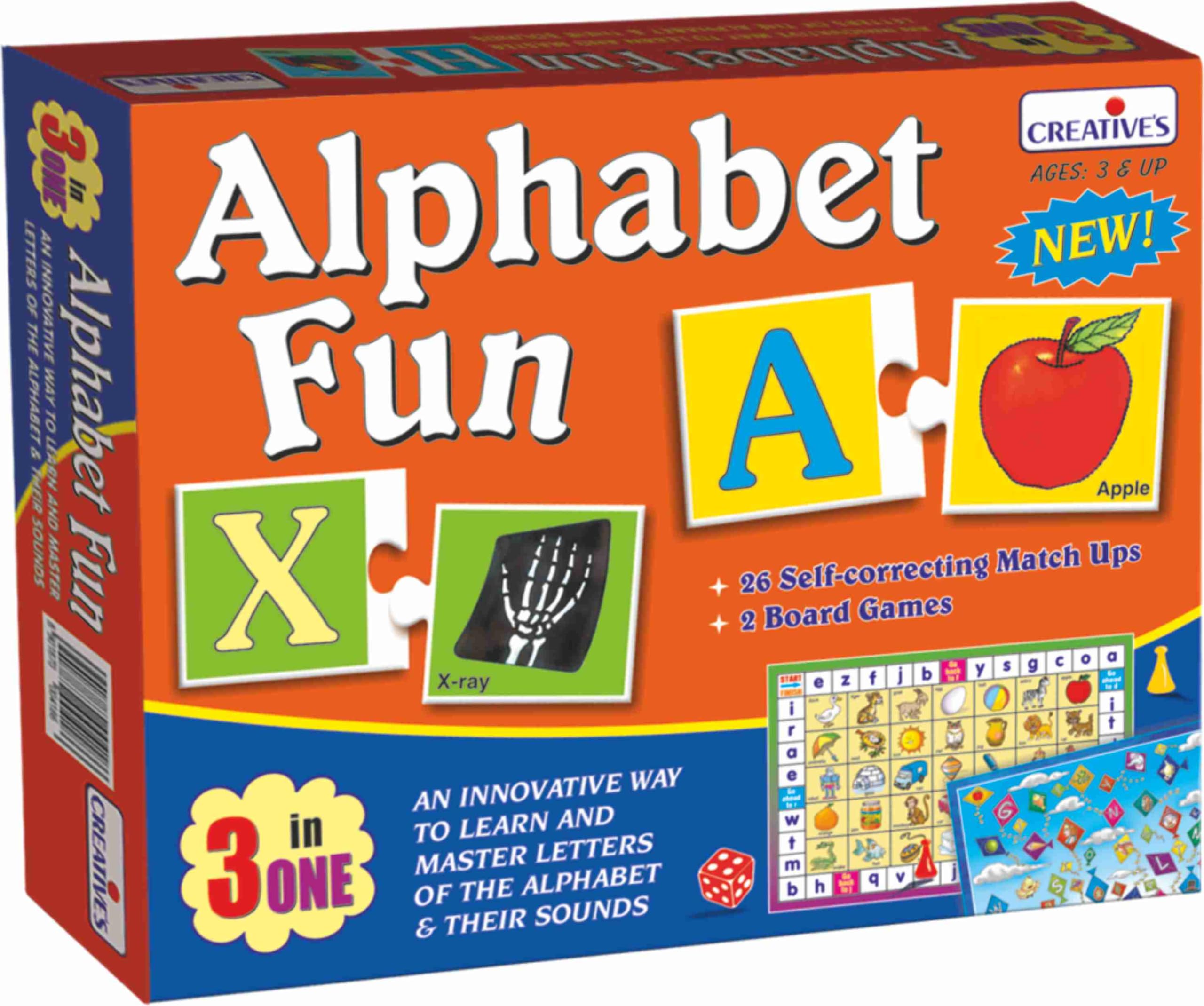 Buy Creative's Educational Aids P. Ltd. - CRE1015 Alphabet Fun 3 in 1 ...