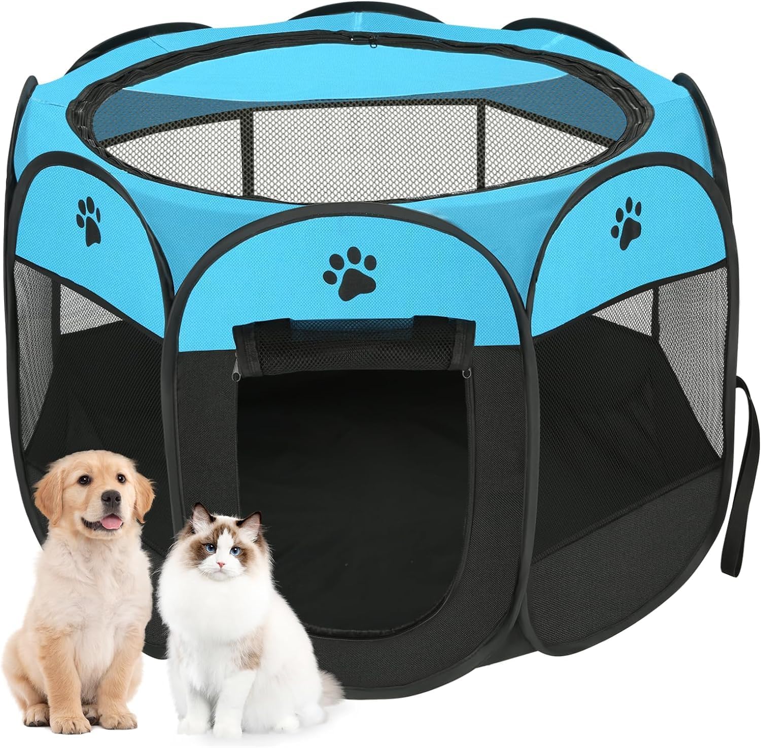 Corral para Mascotas, Jaula para Perros, Jaula Exterior para Perros ...